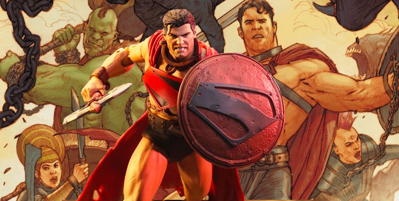 DC's Sexy Gladiator Superman Becomes an Action Figure