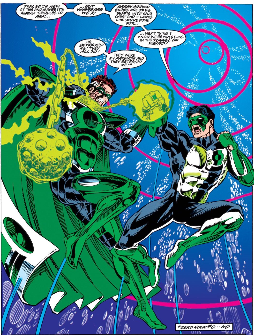 Green Lantern's Writer Didn't Know Hal Jordan Was the Zero Hour Villain