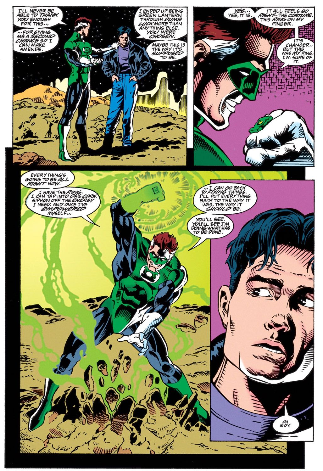 Green Lantern's Writer Didn't Know Hal Jordan Was the Zero Hour Villain