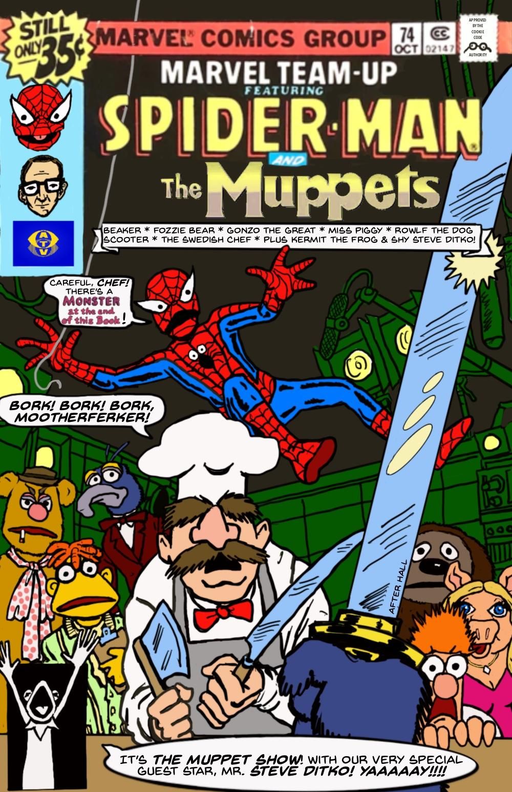 Line it is Drawn: Comic Book Characters as Muppets!