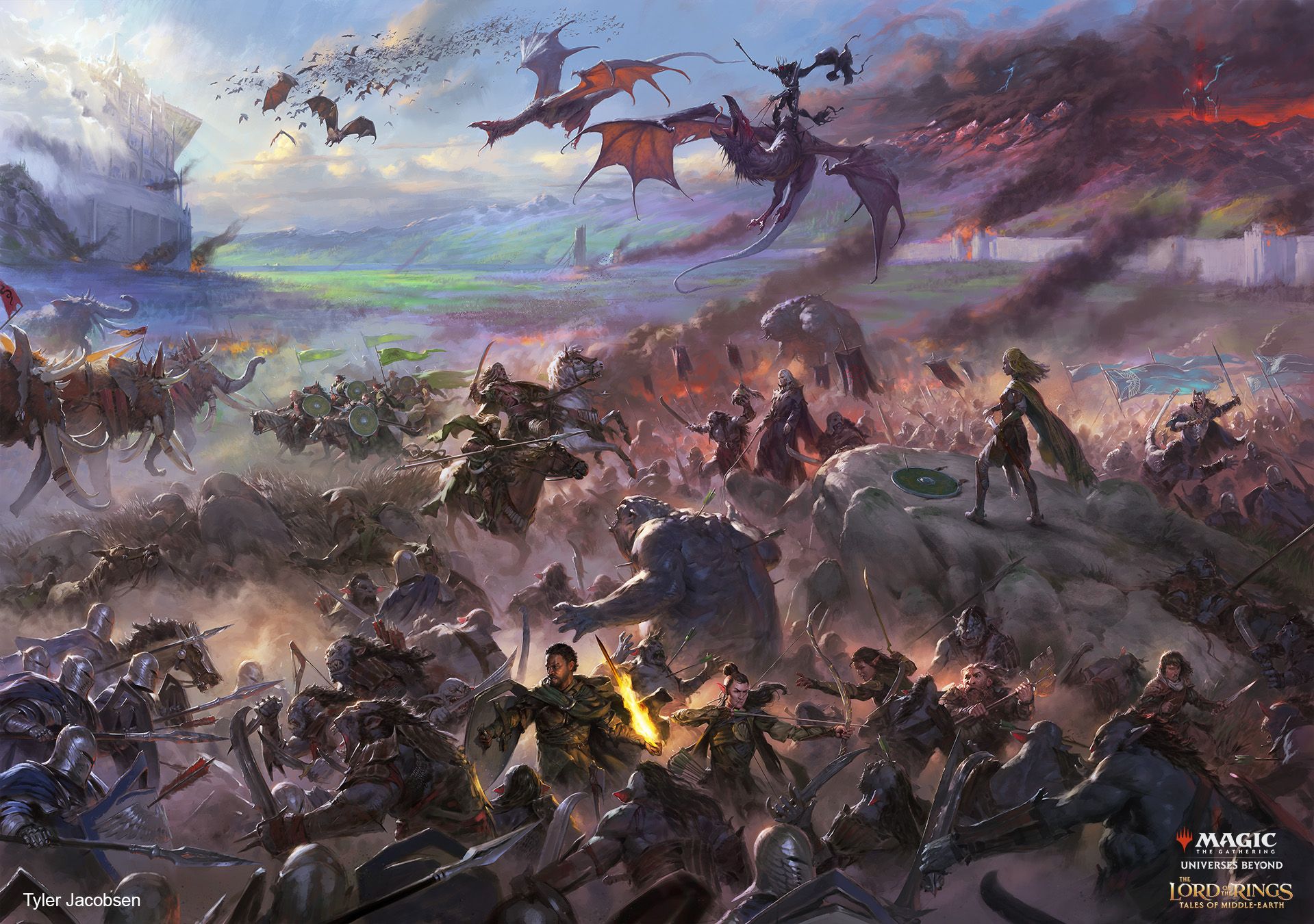 Magic: The Gathering Debuts Its Stunning LOTR: Tales of Middle-Earth Set
