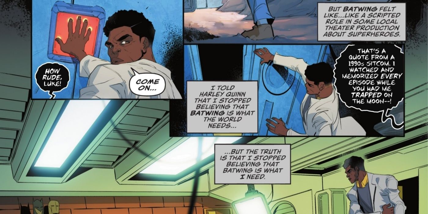 Being Part of Batman's Team Never Felt Right for Batwing