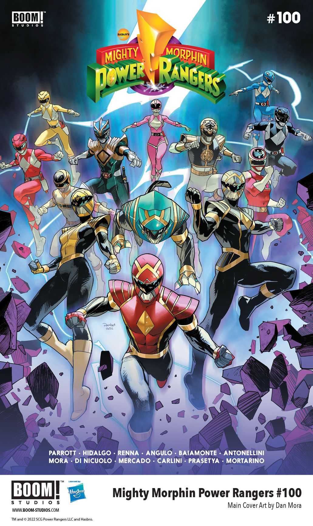 MMPR's Death Ranger Debuts in Power Rangers' 100th Issue Preview