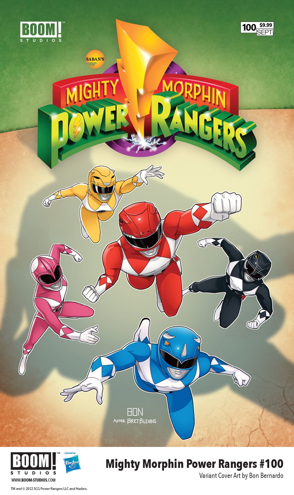 MMPR's Death Ranger Debuts in Power Rangers' 100th Issue Preview