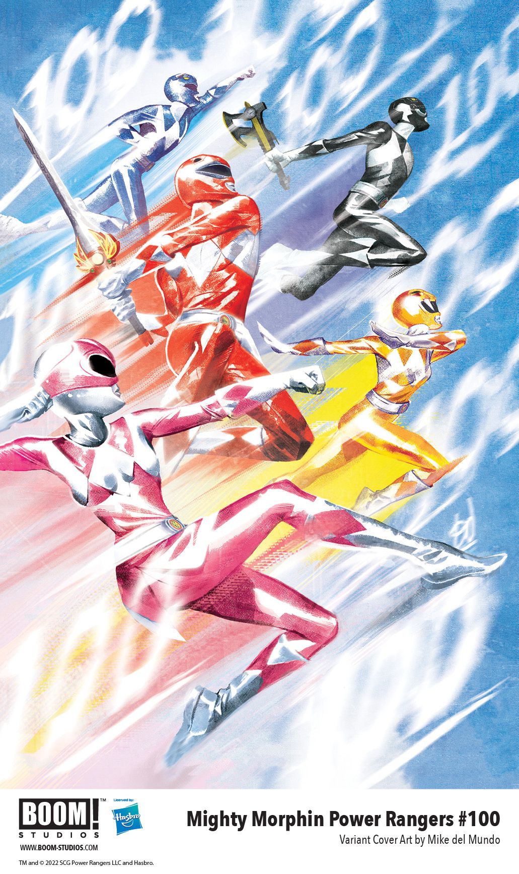 MMPR's Death Ranger Debuts in Power Rangers' 100th Issue Preview