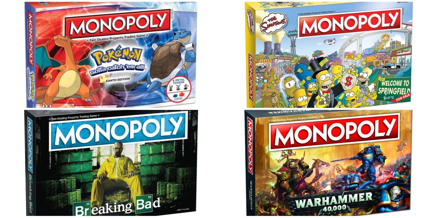 10 Licensed Versions of Classic Board Games
