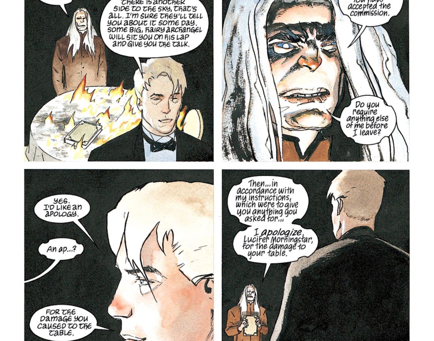 The Lucifer of Netflix's Sandman Runs Hotter Than Their Comics Version