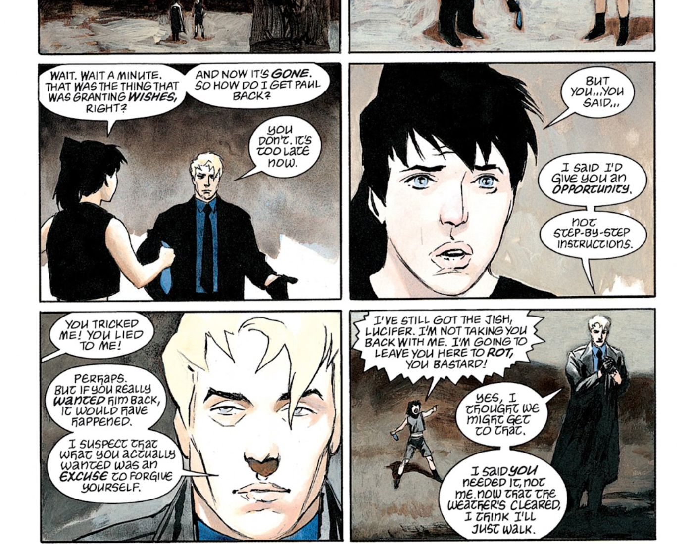 The Lucifer of Netflix's Sandman Runs Hotter Than Their Comics Version