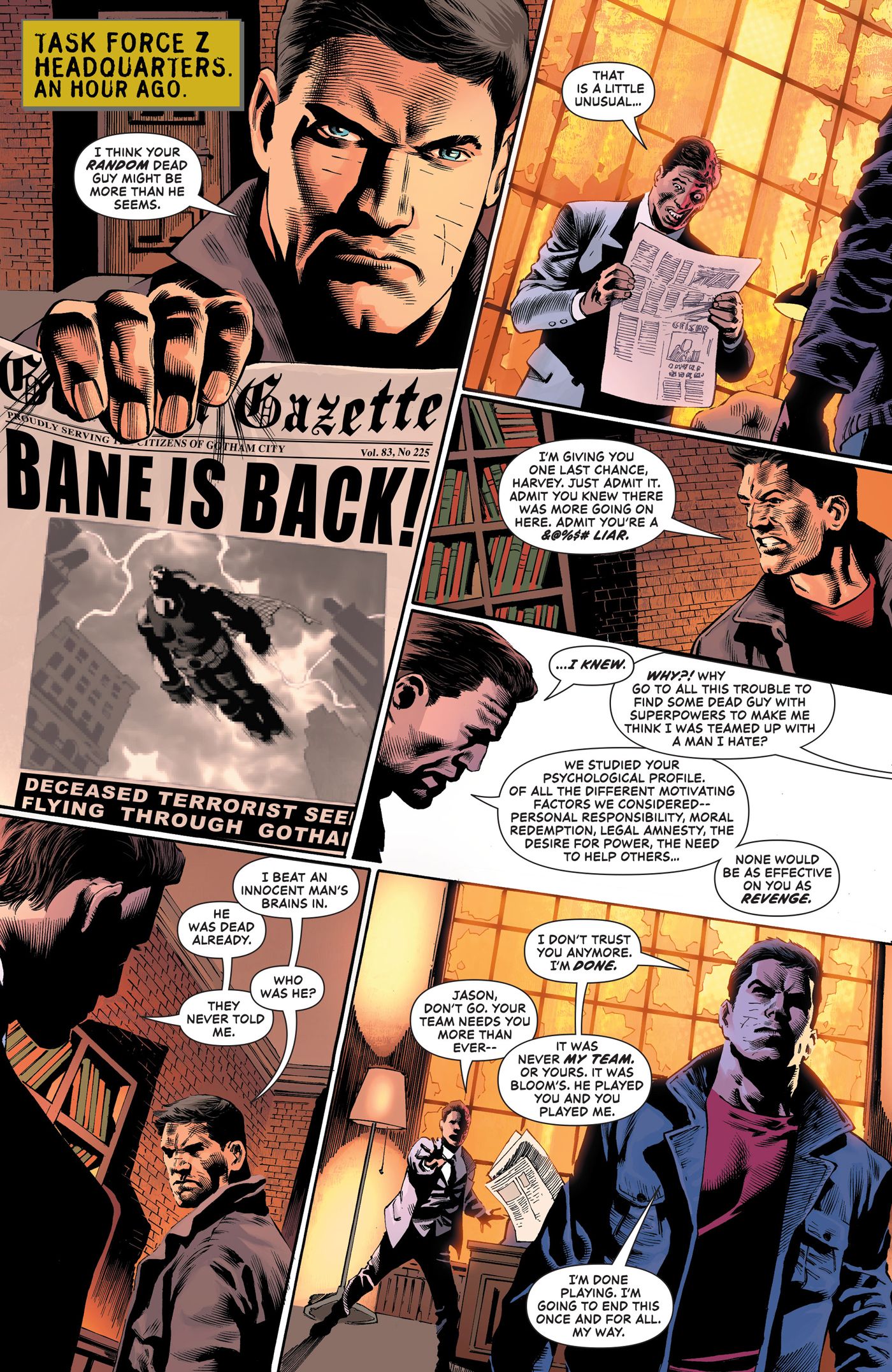 Gotham City Just Learned Bane is Alive