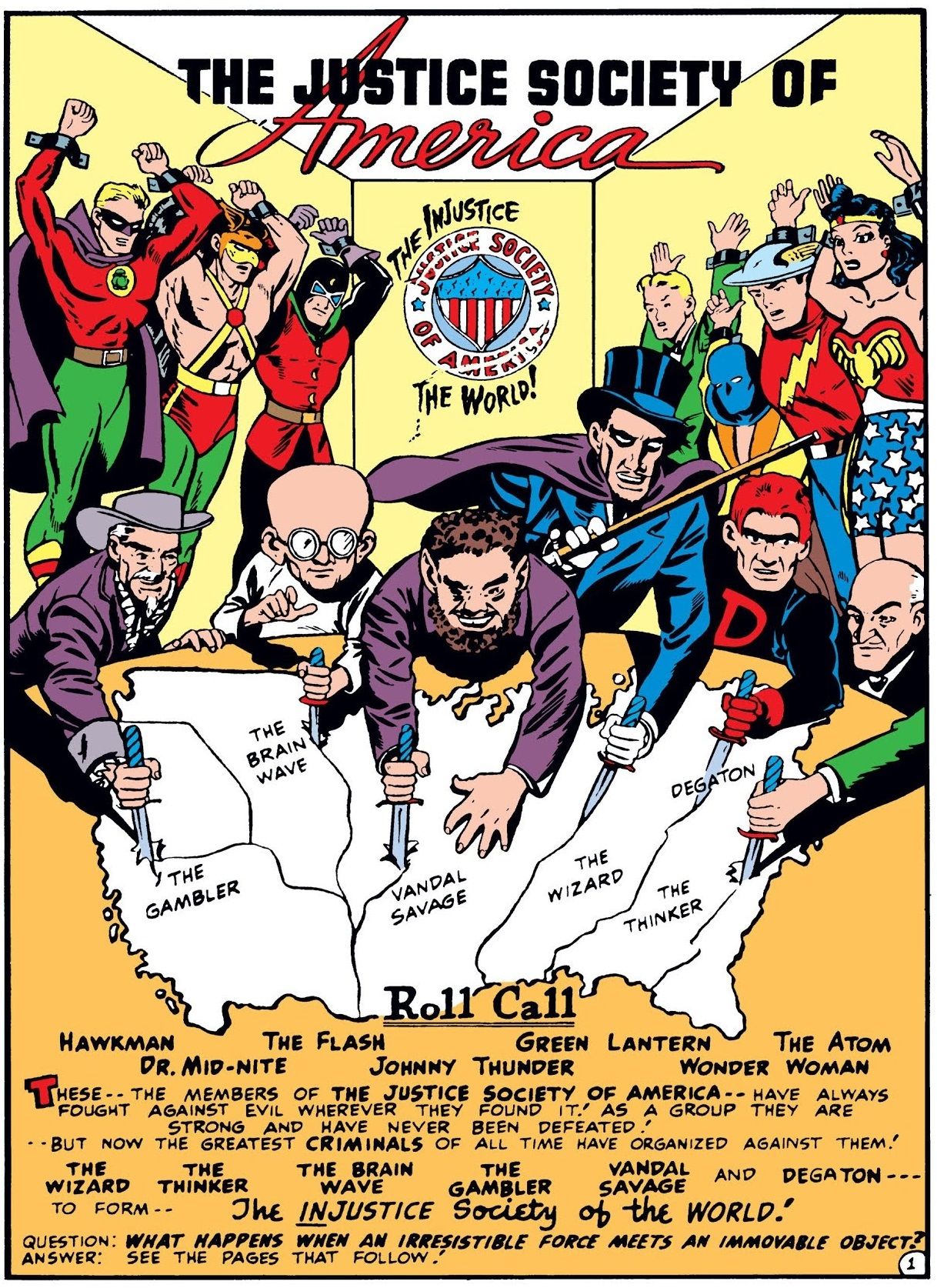 75 Years Ago, the Injustice Society of America Made Their Villainous Debut