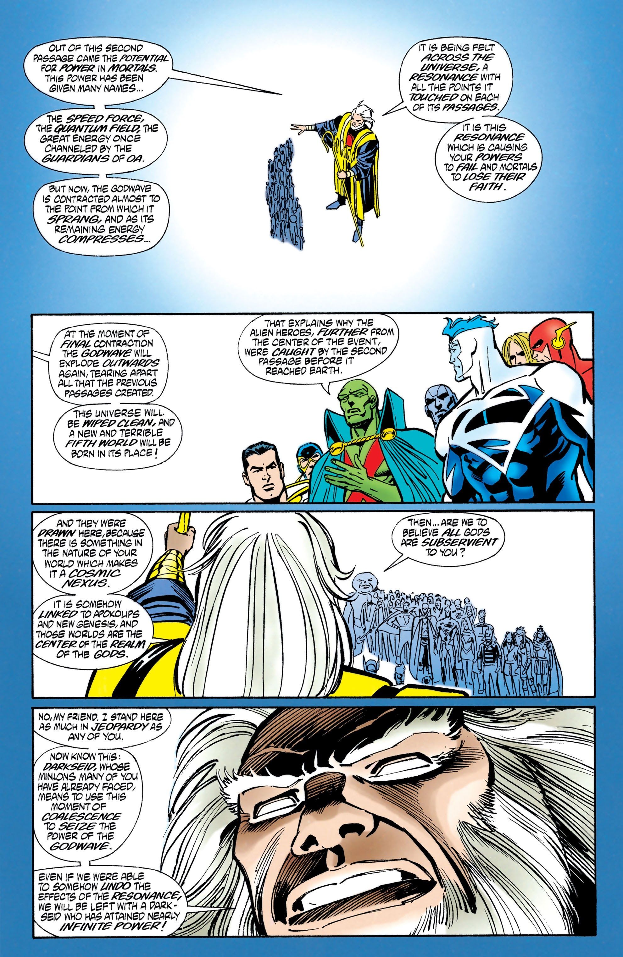 The DC Universe Was Devastated by the Godwave in the Genesis Crossover