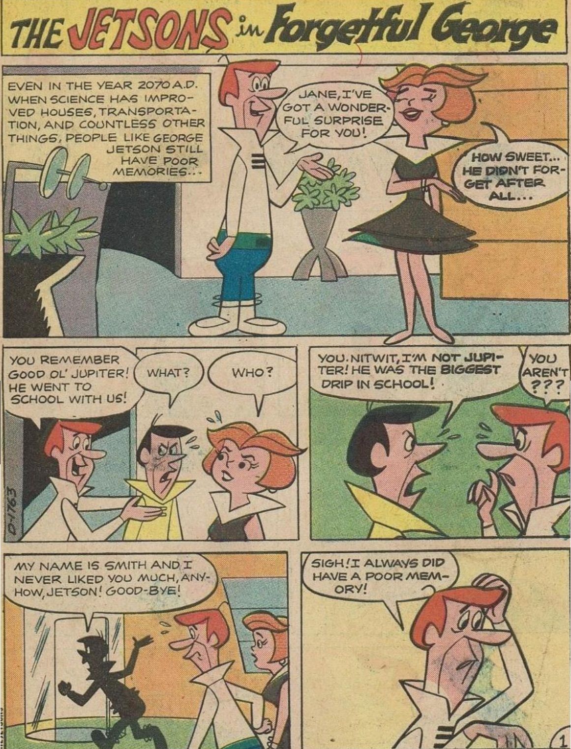 A Donald Duck Comic Book Story Was Later Published as a...Jetsons Story?!