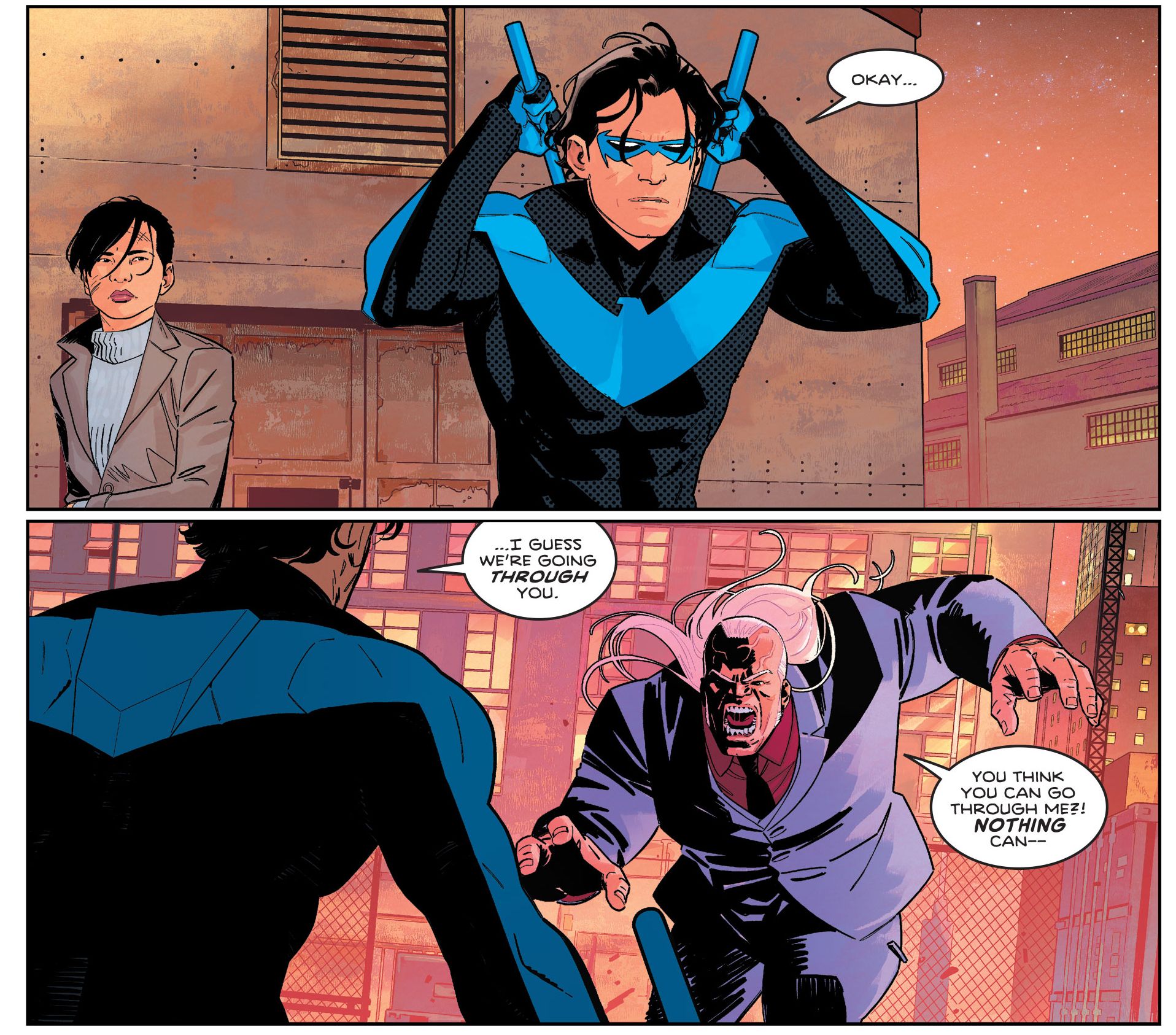 Dick Grayson Fights the Mob for the Soul of Bludhaven in Nightwing #95
