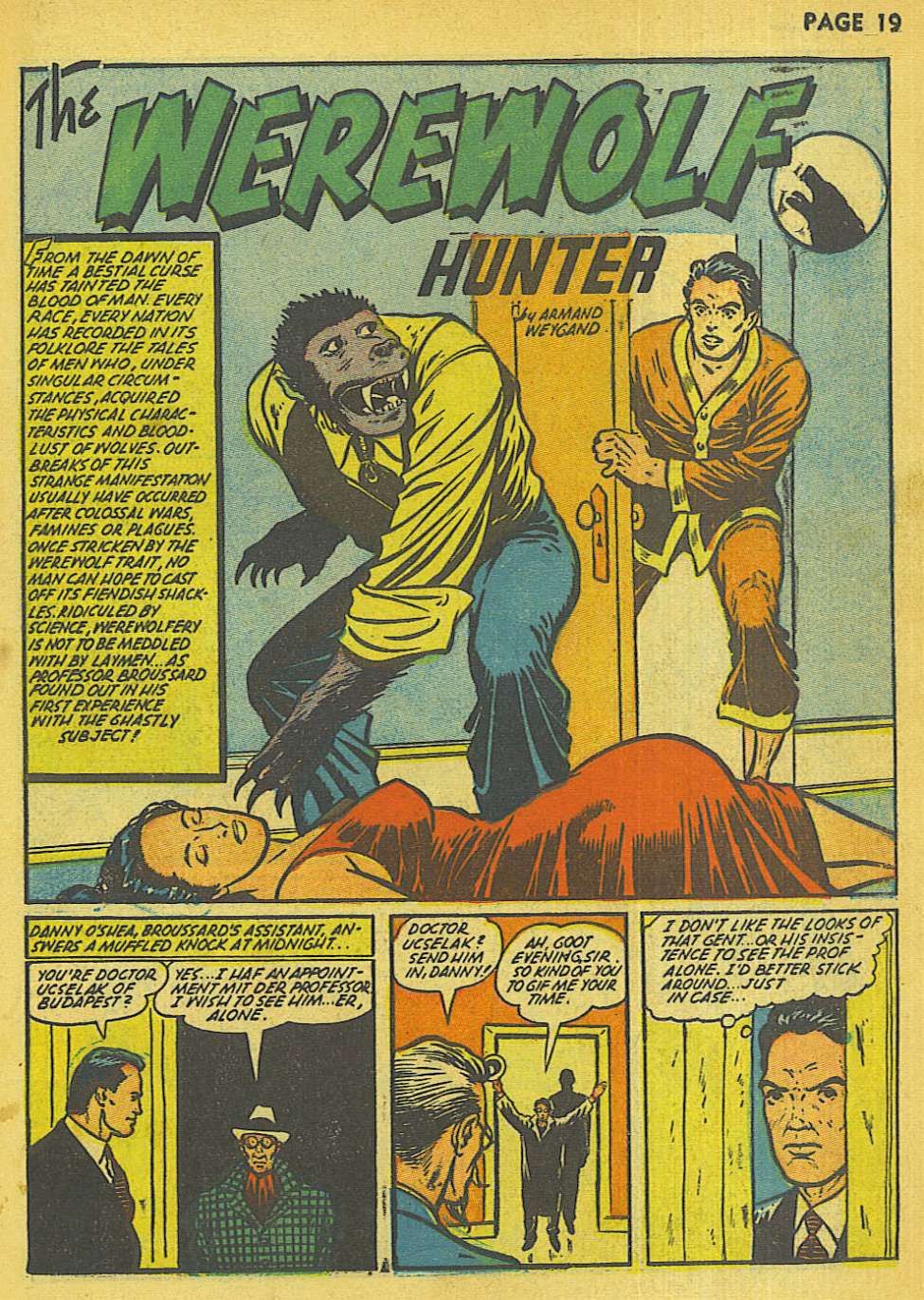 Werewolf Comic Ceased Using Them Since the Artist Didn't Like Drawing Them