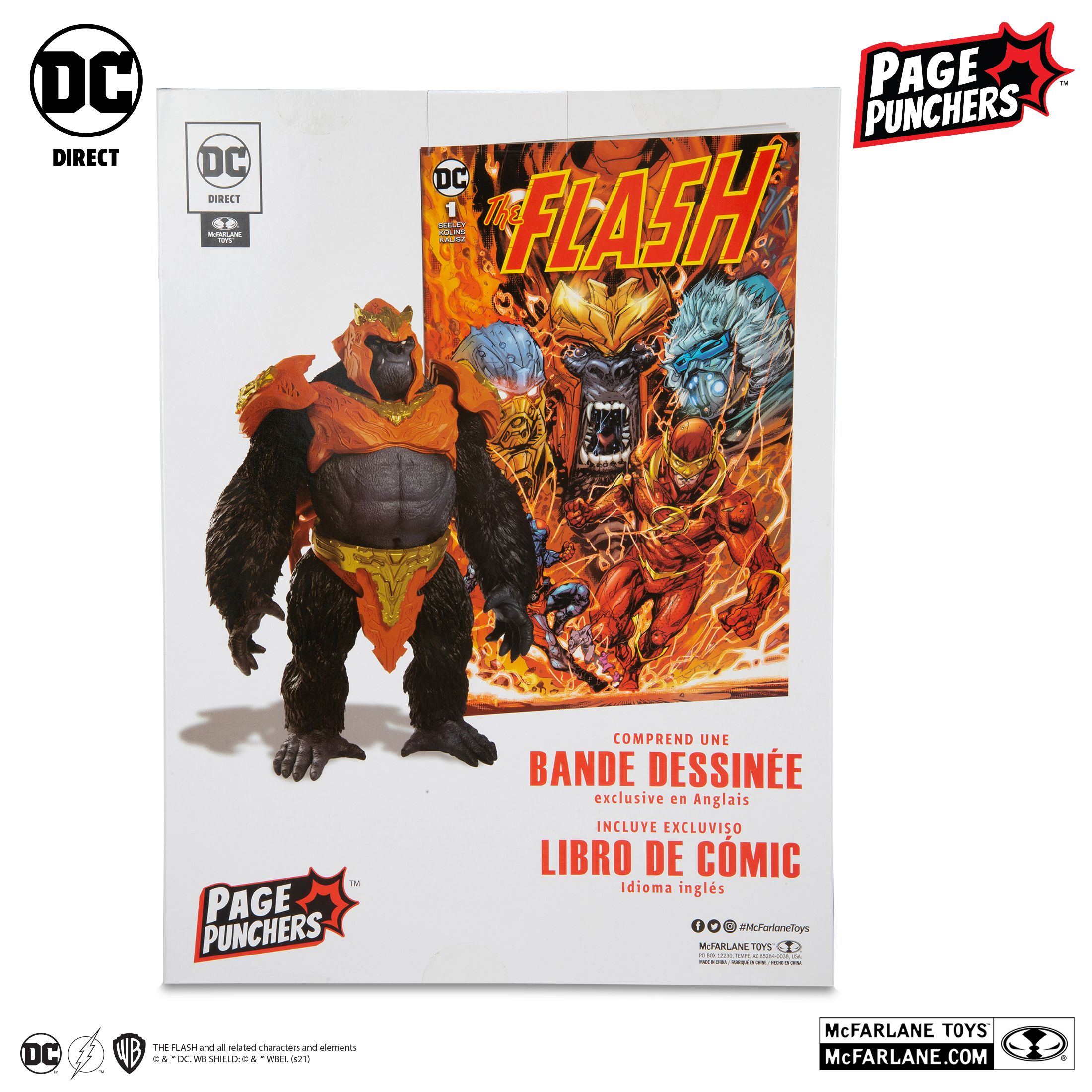 The Flash: McFarlane Toys Unveils New Gorilla Grodd Mega Figure