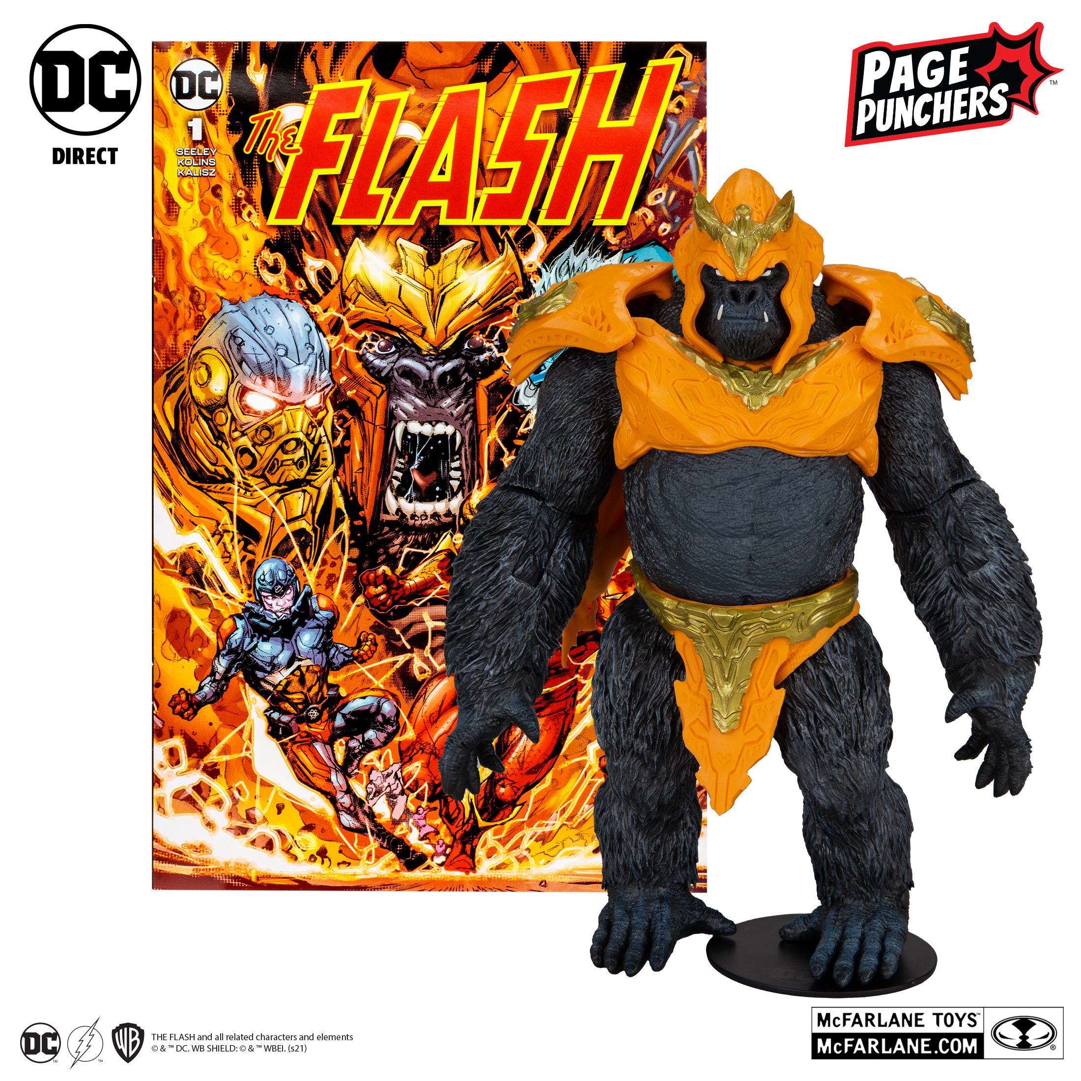 The Flash: McFarlane Toys Unveils New Gorilla Grodd Mega Figure