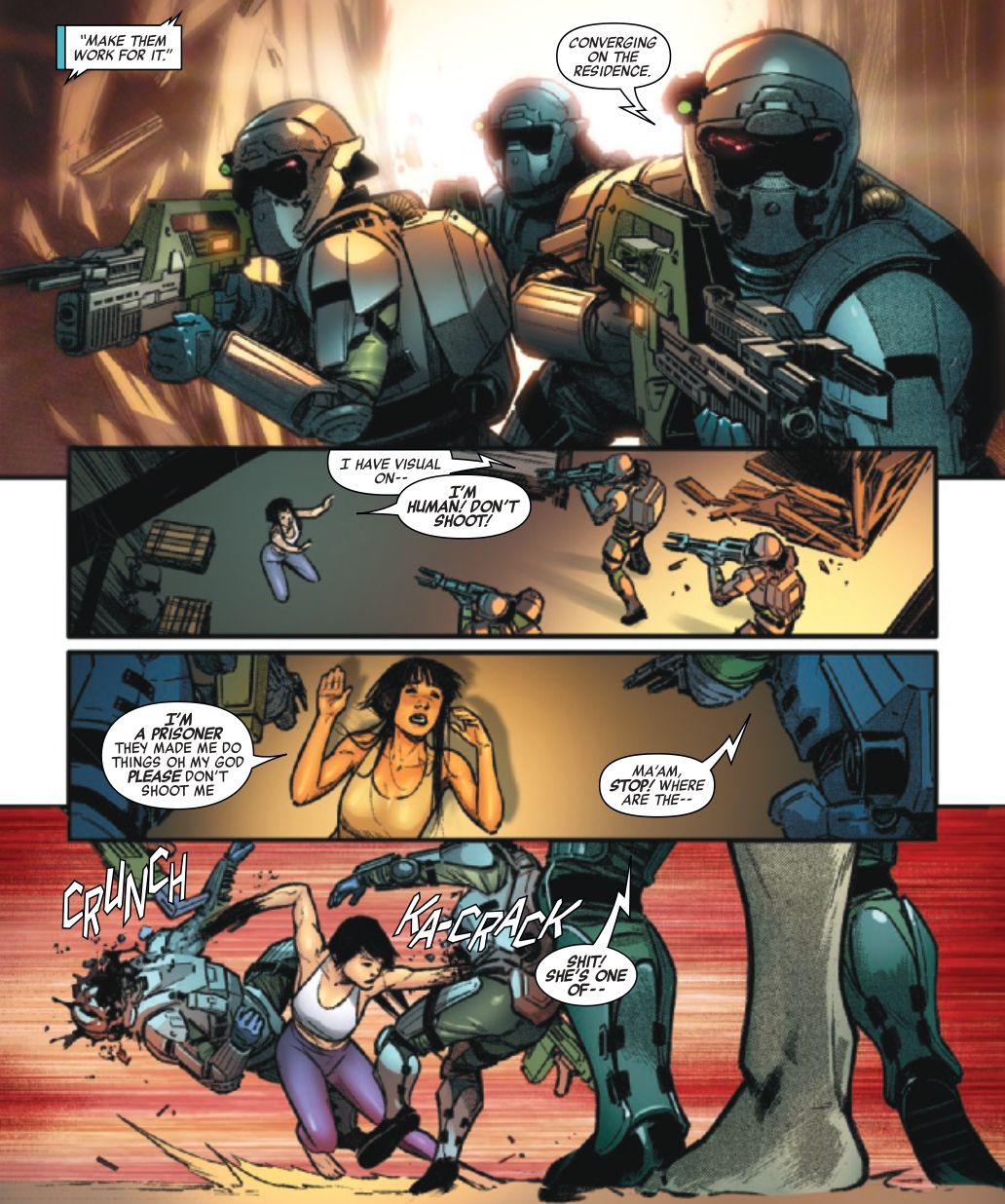 Xenomorphs Run Wild in Marvel's Alien #1 Xenomorphs Run Wild in Marvel's Alien #1
