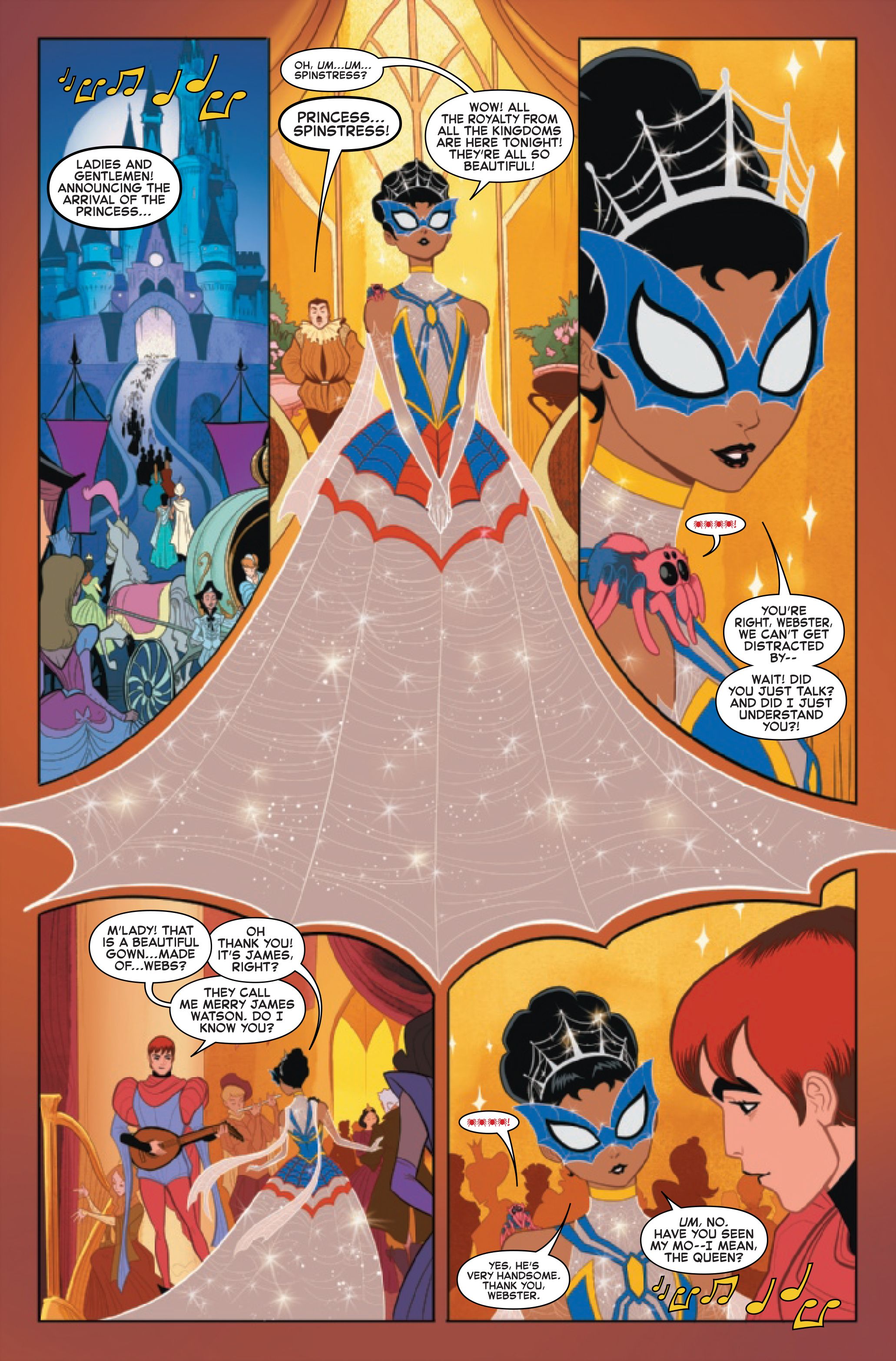EXCLUSIVE: Marvel Debuts a Disney Princess Spider-Man Variant
