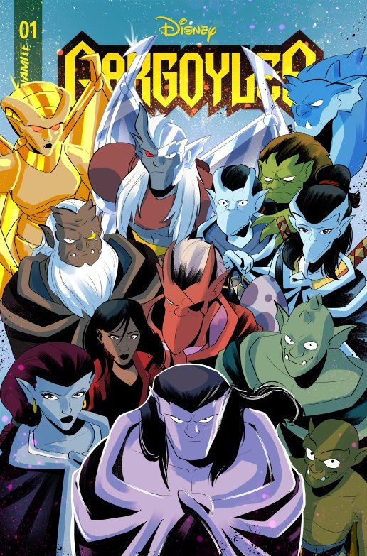 Disney's Gargoyles Variant Perfectly Homages an Iconic Justice League Cover