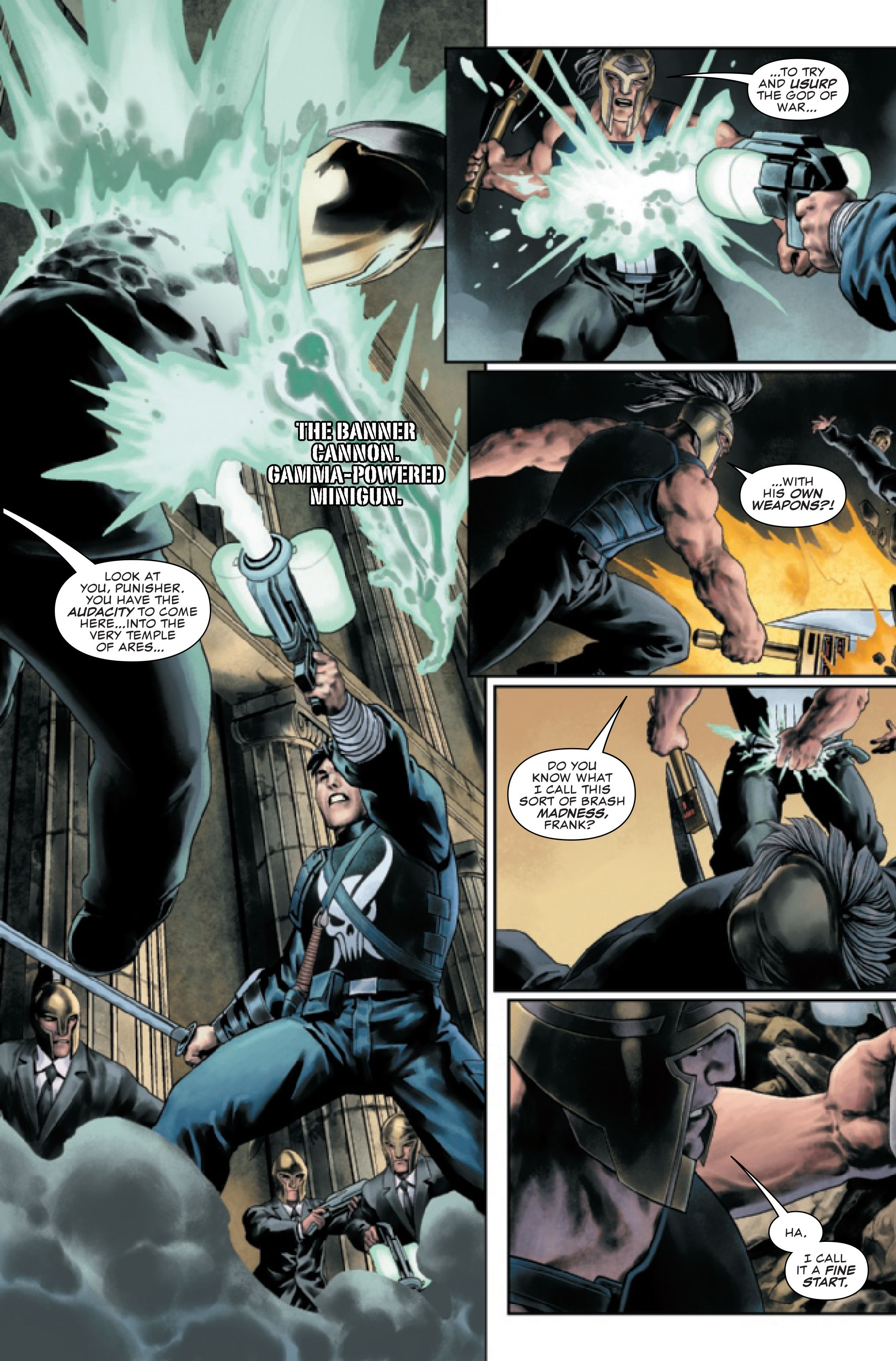 Marvel's Ares Declares Punisher His Ultimate War Machine