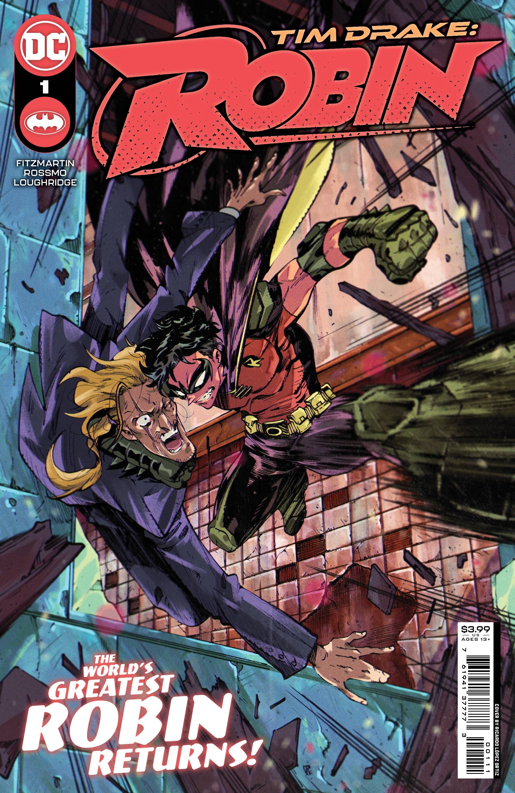 Tim Drake Strikes Out on his Own in DC's Tim Drake: Robin #1