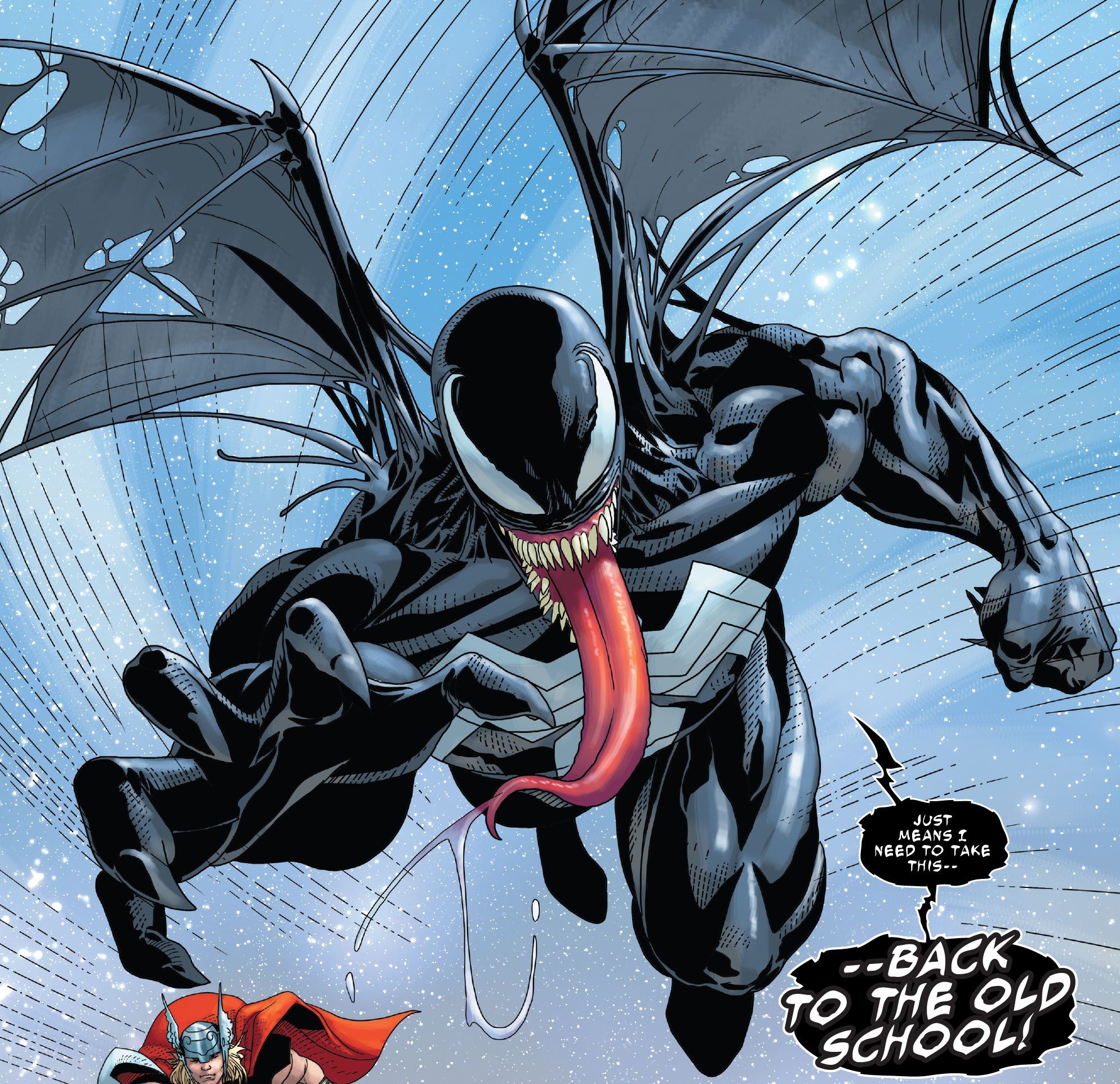 Venom's Asgardian Visit Results in a Major Symbiote Suit Upgrade