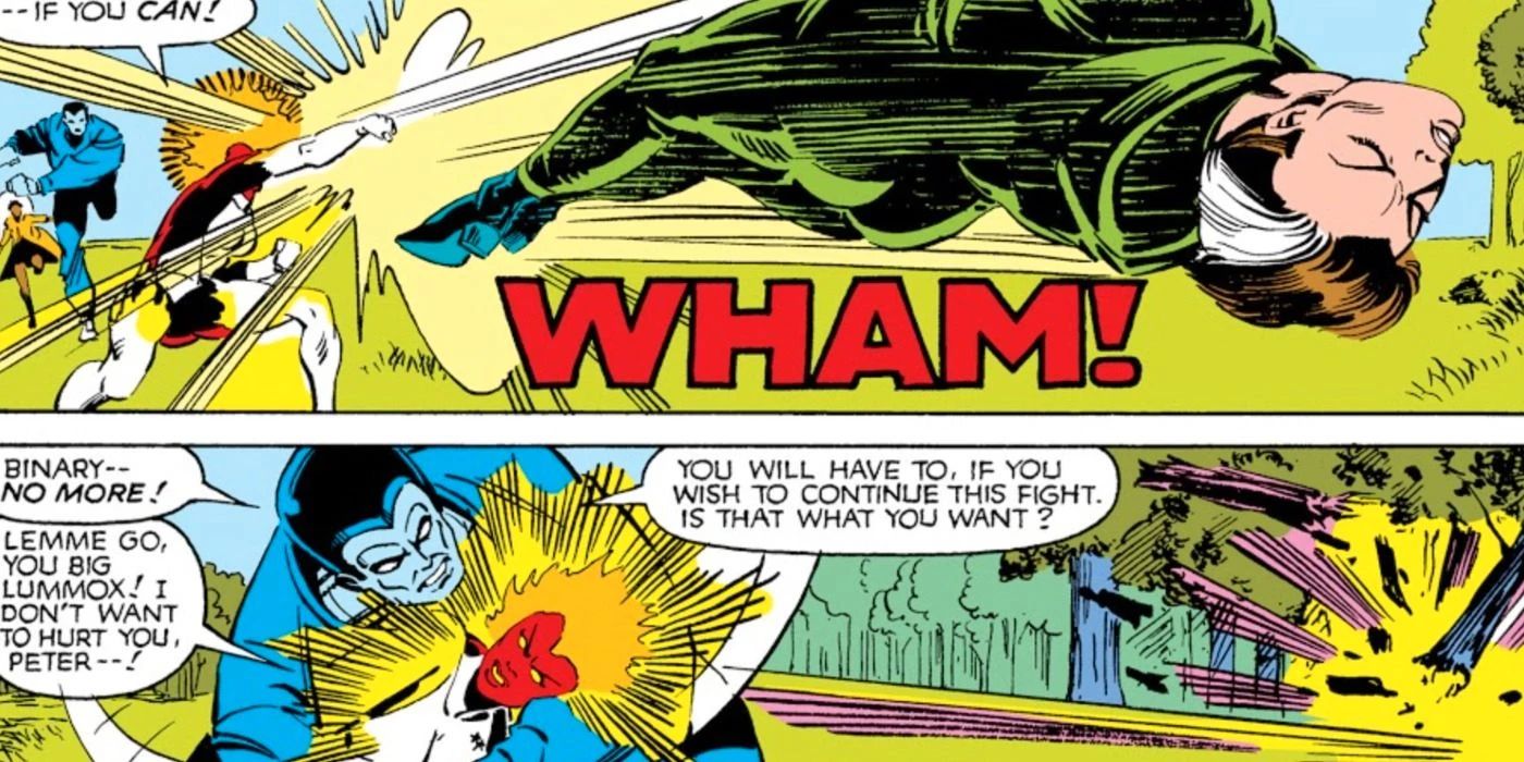 Every Time Captain Marvel Fought Rogue In The Comics, Explained