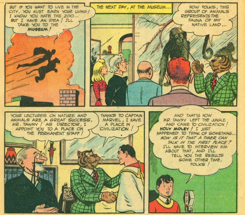 75 Years Ago, Captain Marvel Introduced Us to Talky Tawny
