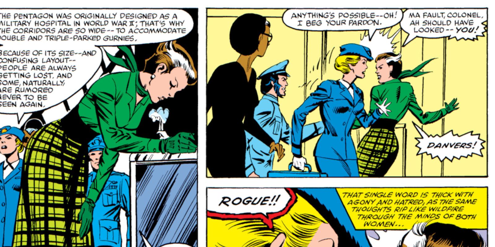 Every Time Captain Marvel Fought Rogue In The Comics, Explained