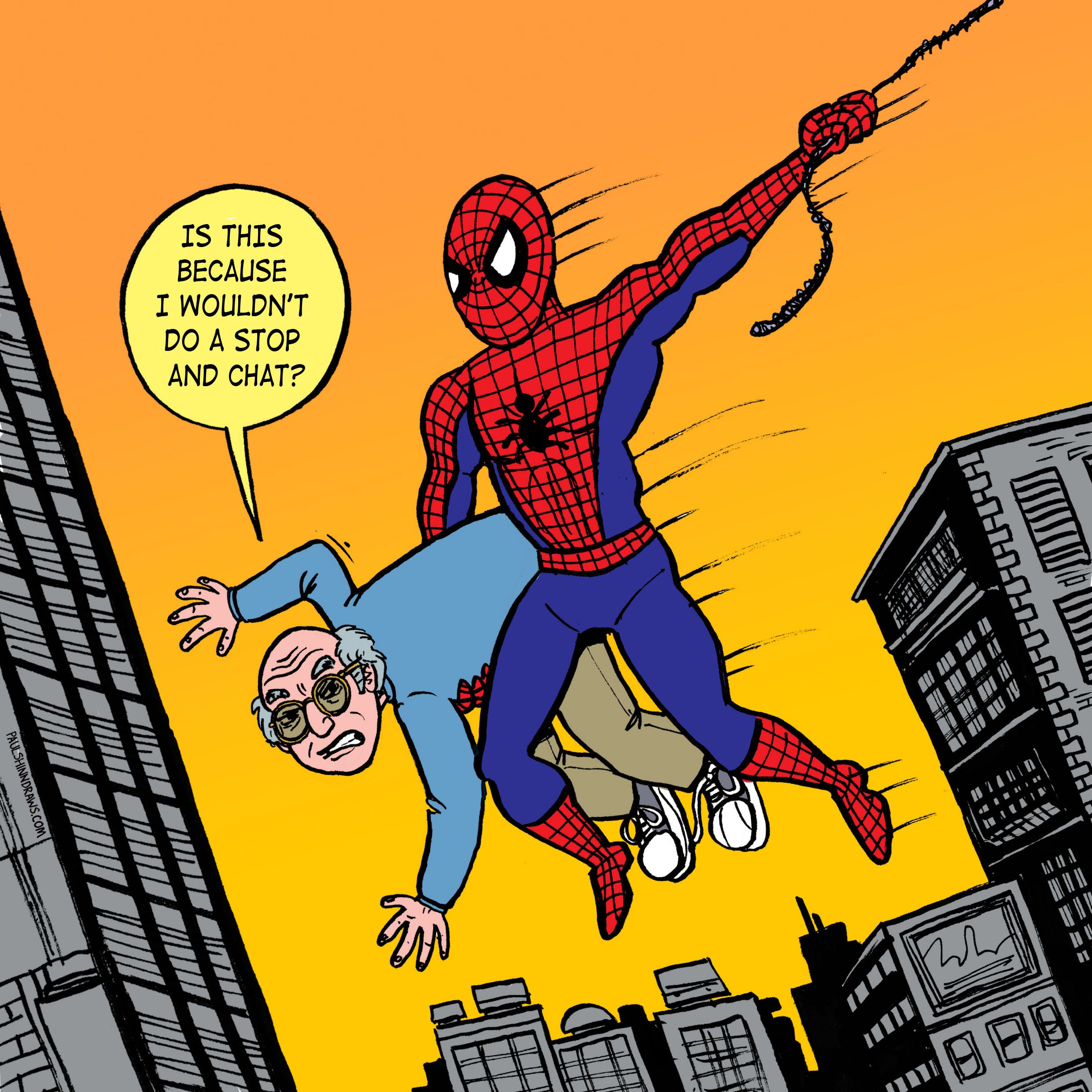 Line it is Drawn: Comic Book Characters With Celebrity Guest Stars