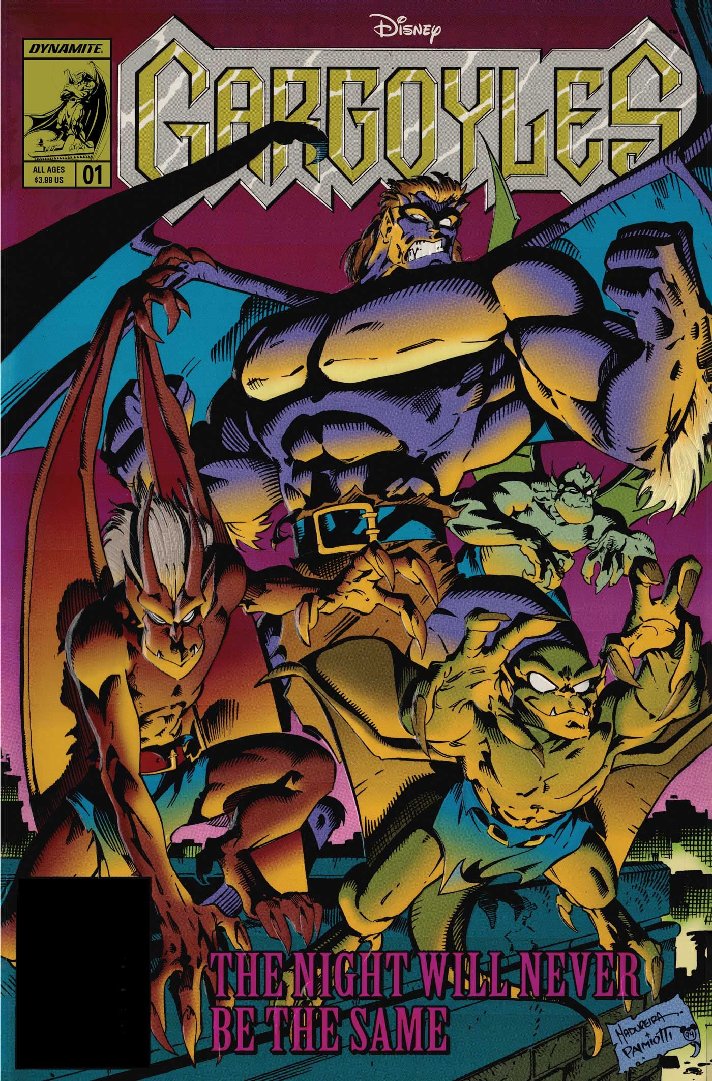 Disney’s Gargoyles Debuts VHS, Madureira Incentive Cover Art