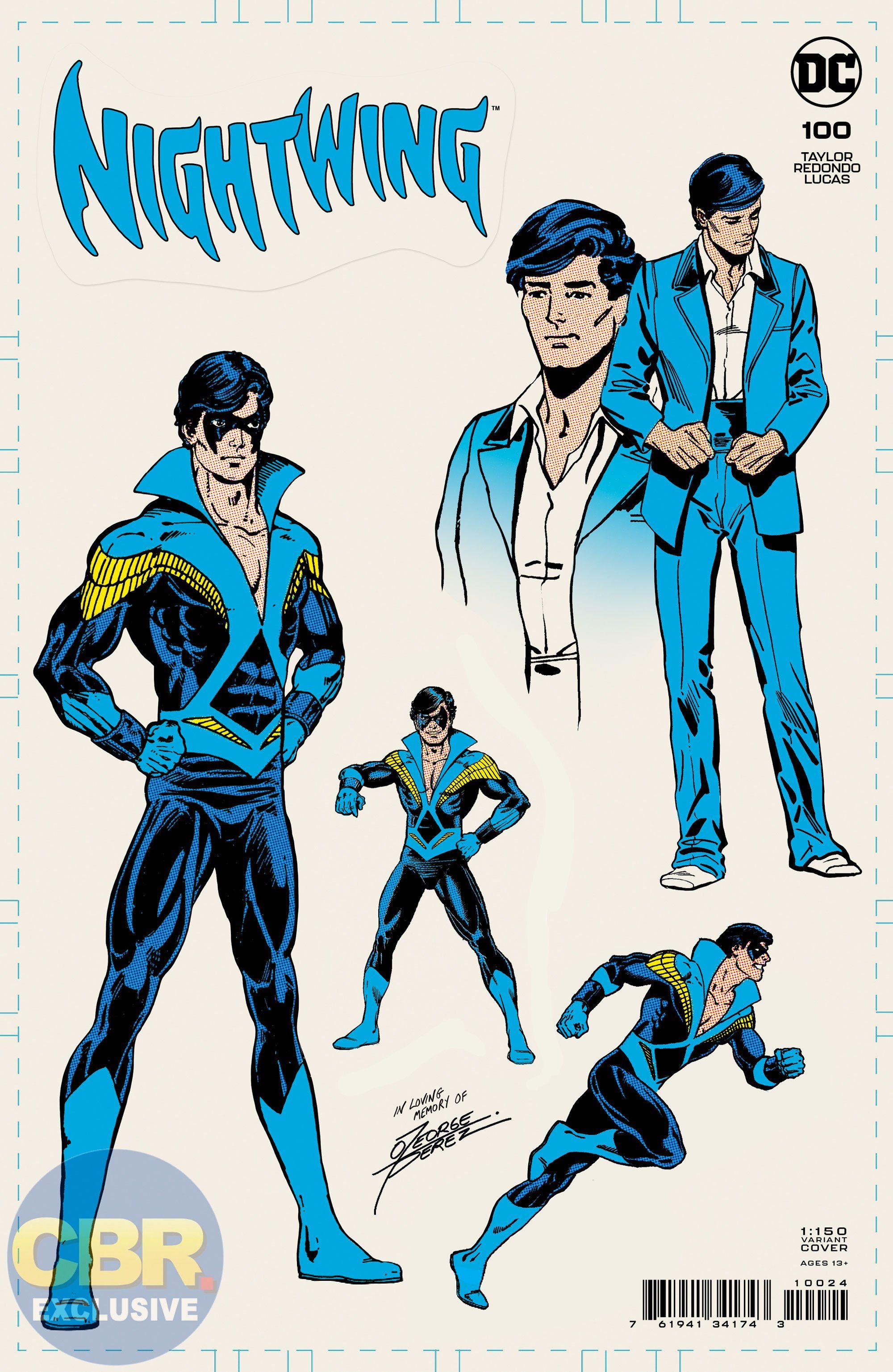 Nightwing Celebrates 100 Issues with a Special George Peréz Variant Cover