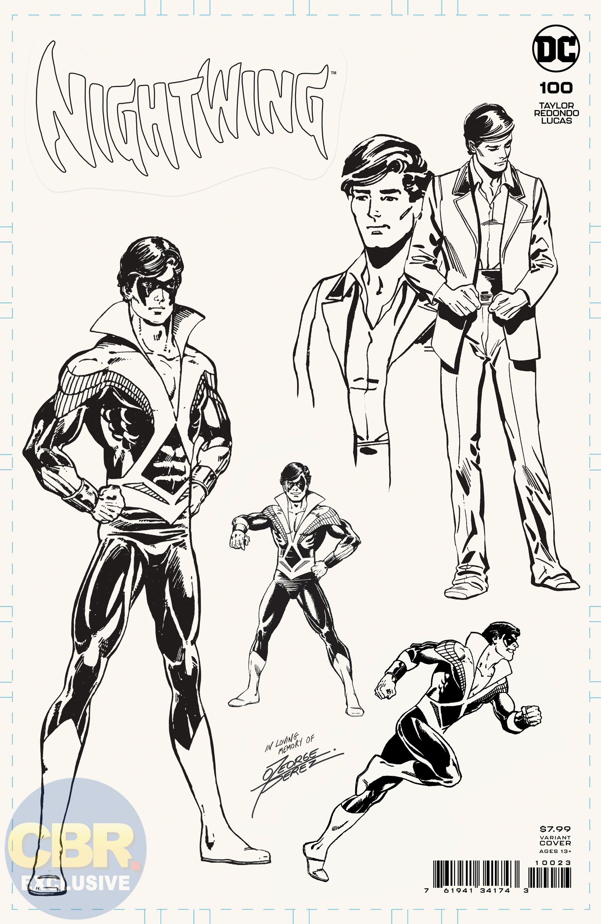 Nightwing Celebrates 100 Issues with a Special George Peréz Variant Cover