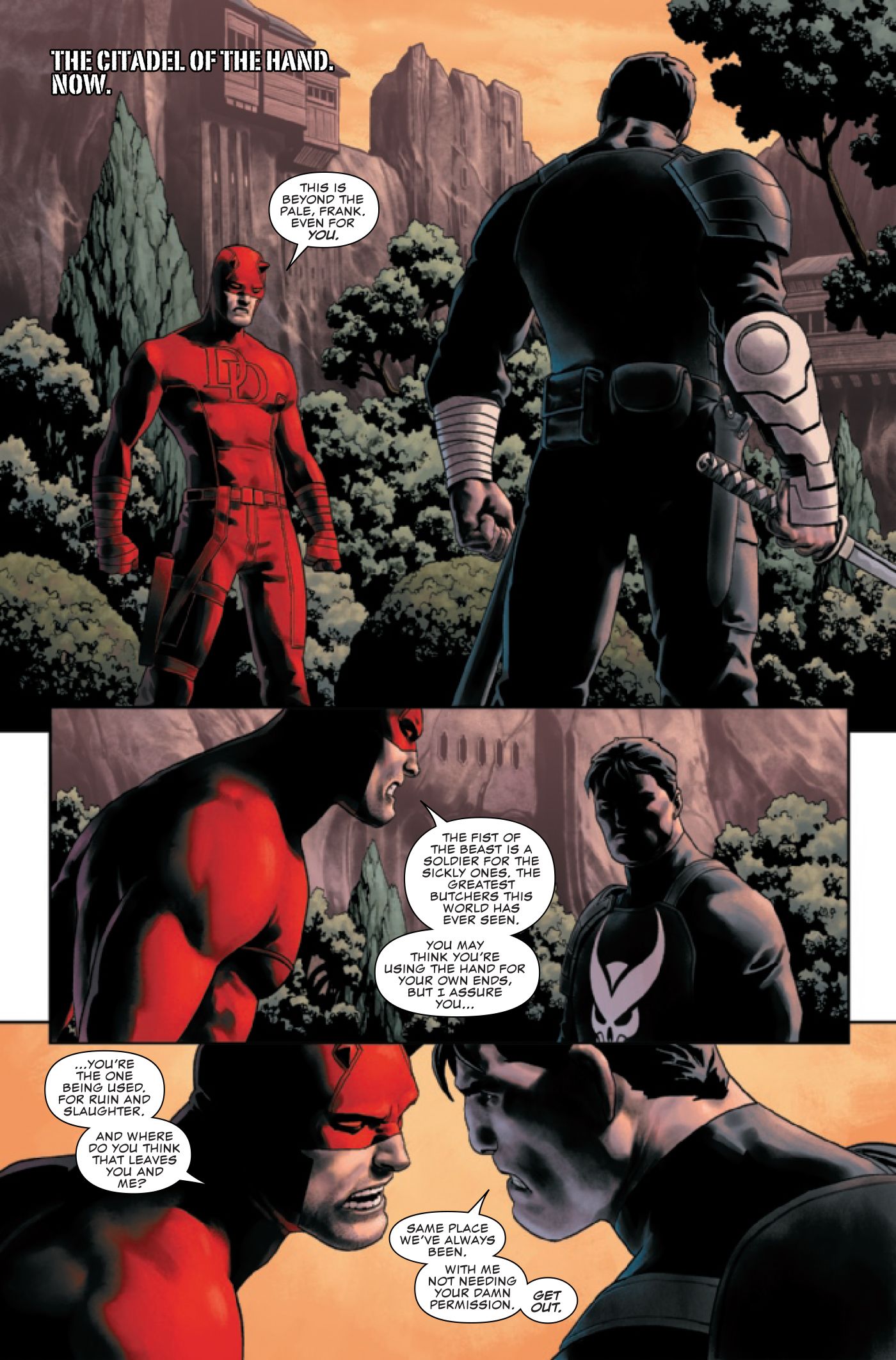 Daredevil Discovers The Punisher's New Superpowers