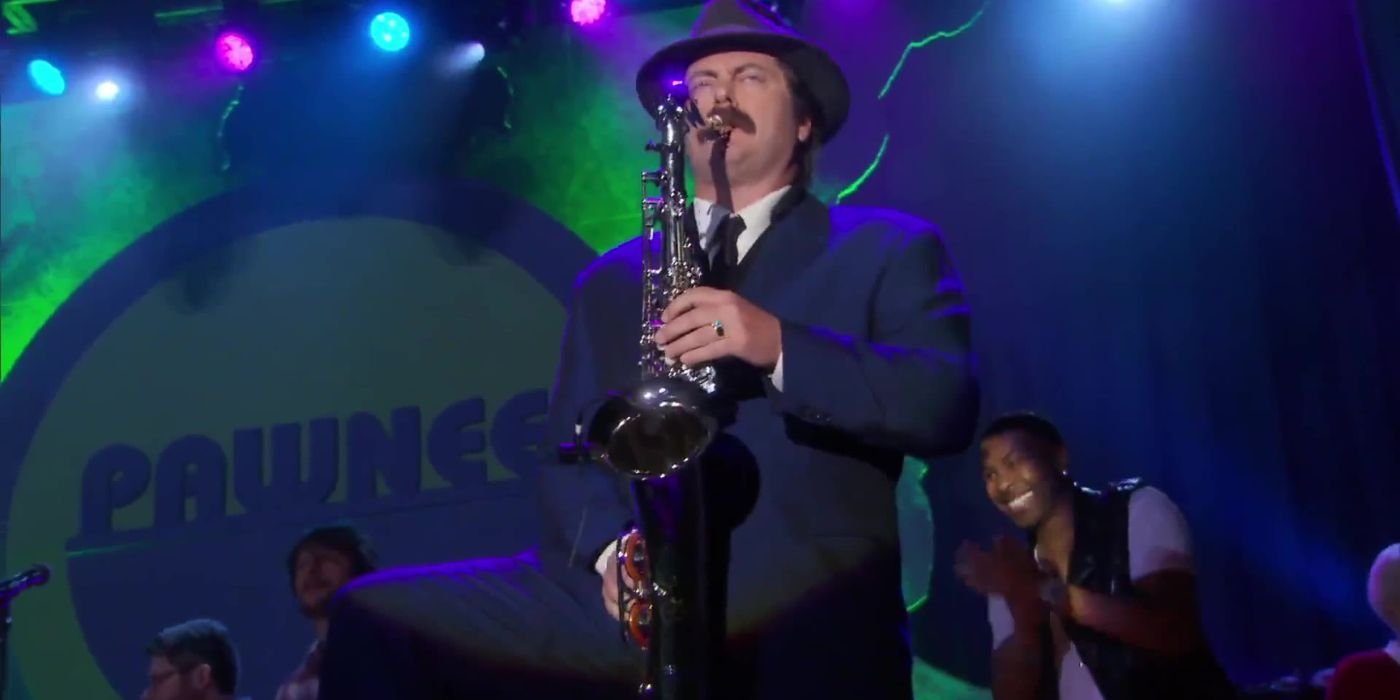 Parks and Rec: Does Duke Silver's Band Know He's Ron Swanson?