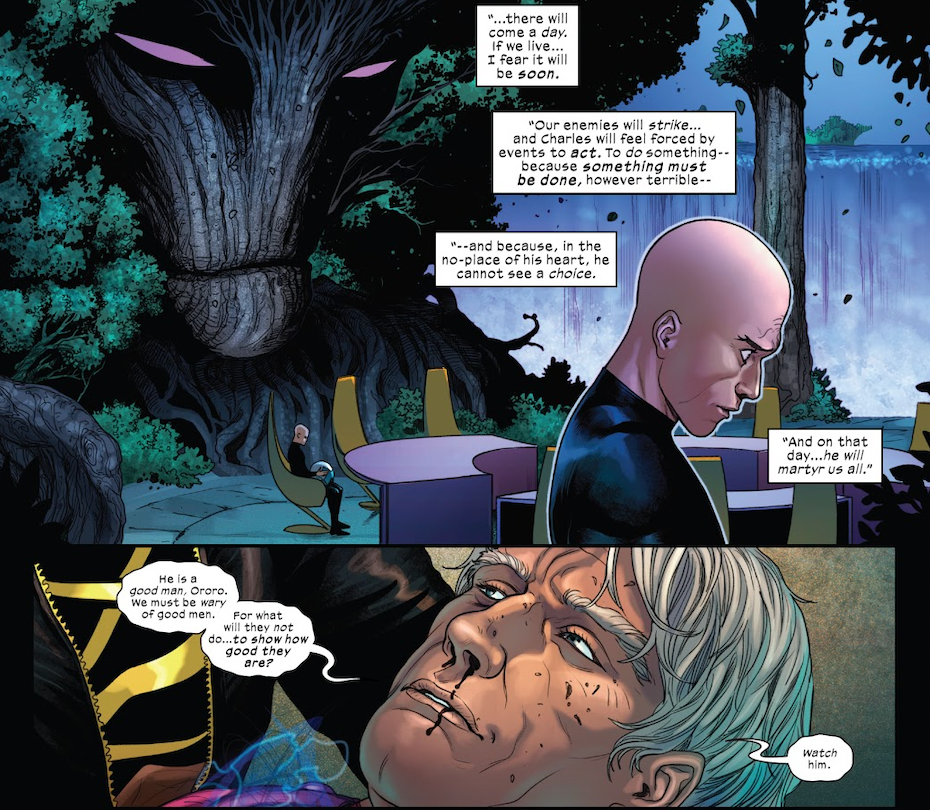 X-Men: Magneto Predicts Charles Xavier Will Kill All Mutants X-Men: Magneto Predicts Charles Xavier Will Kill All Mutants
