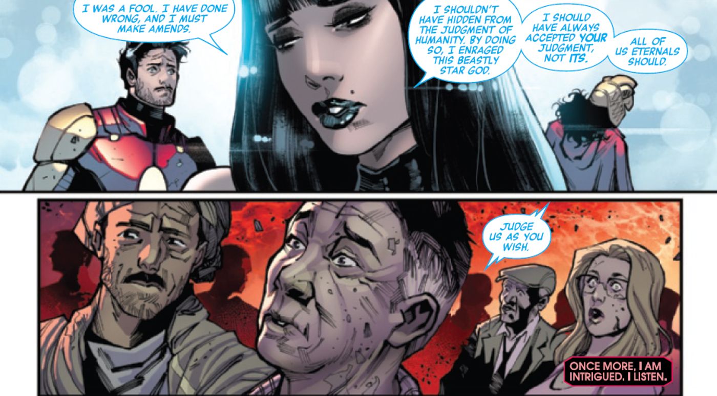 The Former Avenger Sersi Meets Her End in Judgment Day