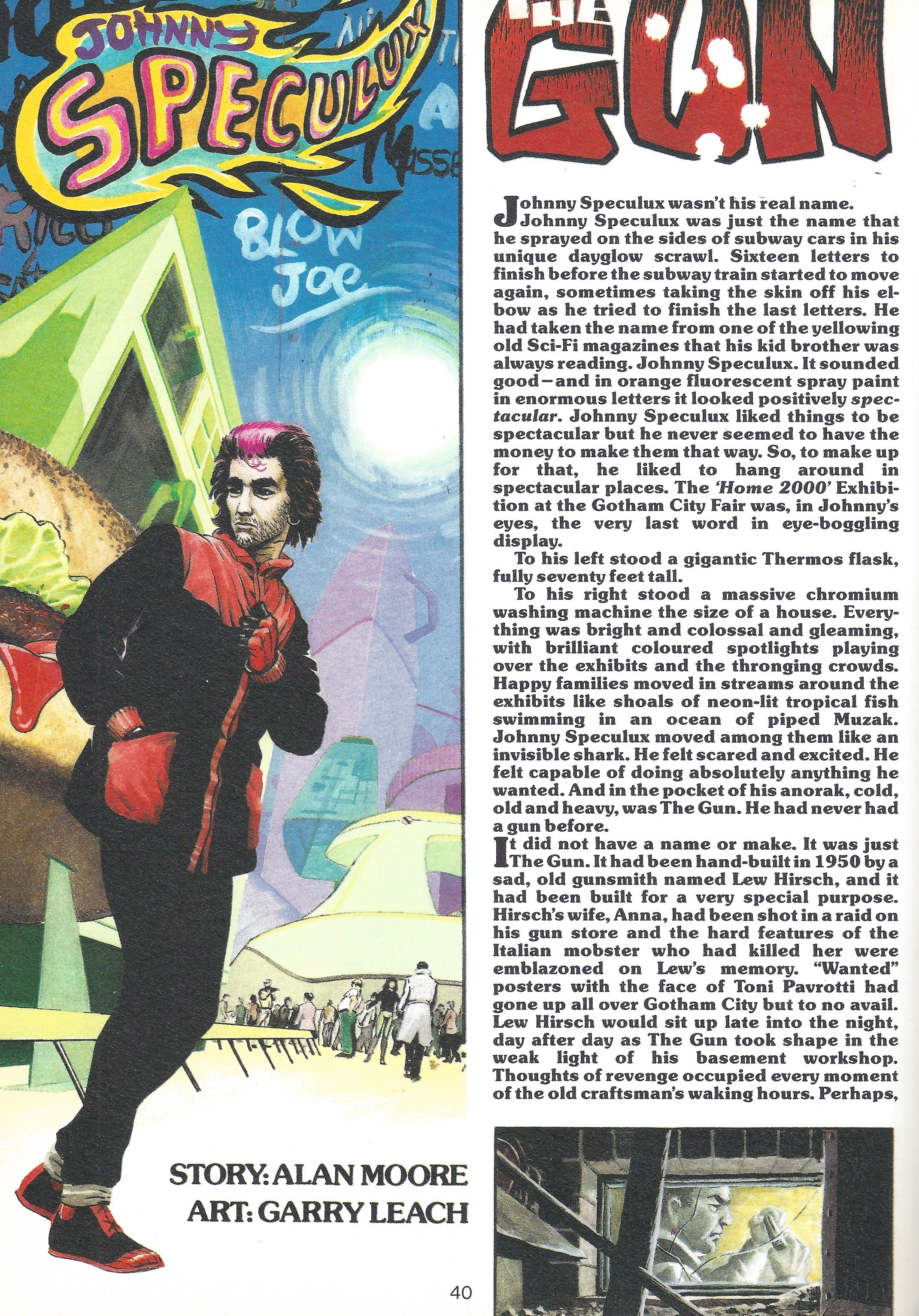 See Alan Moore's Surprising First Published Batman Story