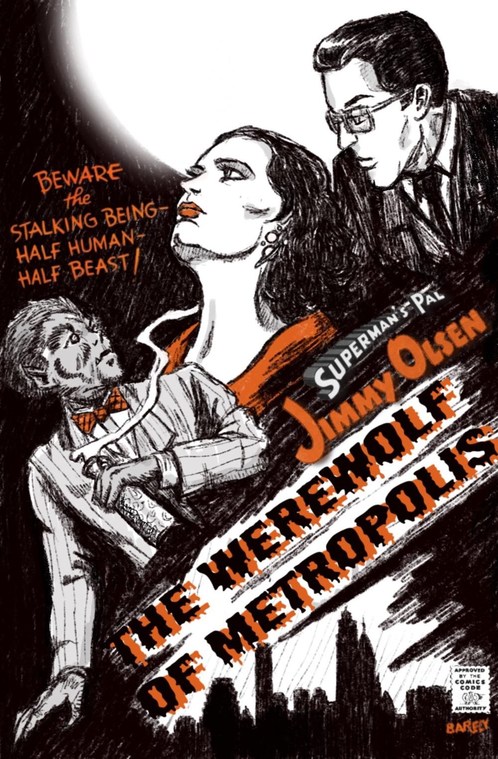 Line it is Drawn: Comic Book Characters as Werewolves