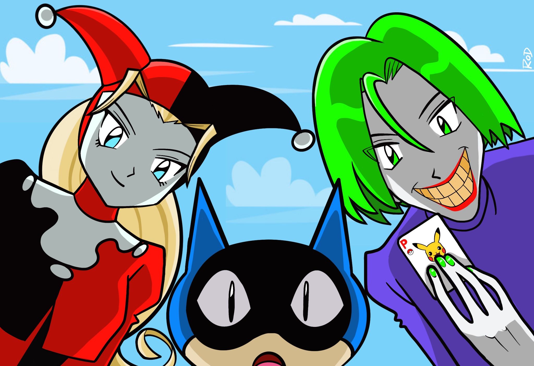 Line it is Drawn - Comic Book Characters Merged With Pokémon