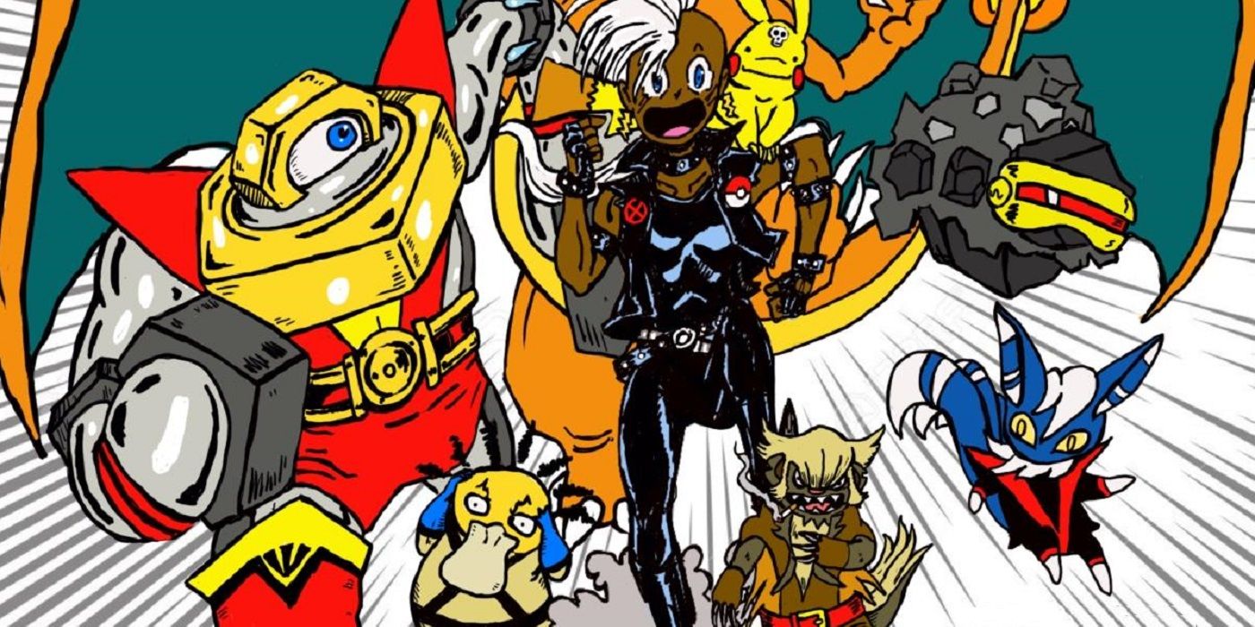 Line it is Drawn - Comic Book Characters Merged With Pokémon