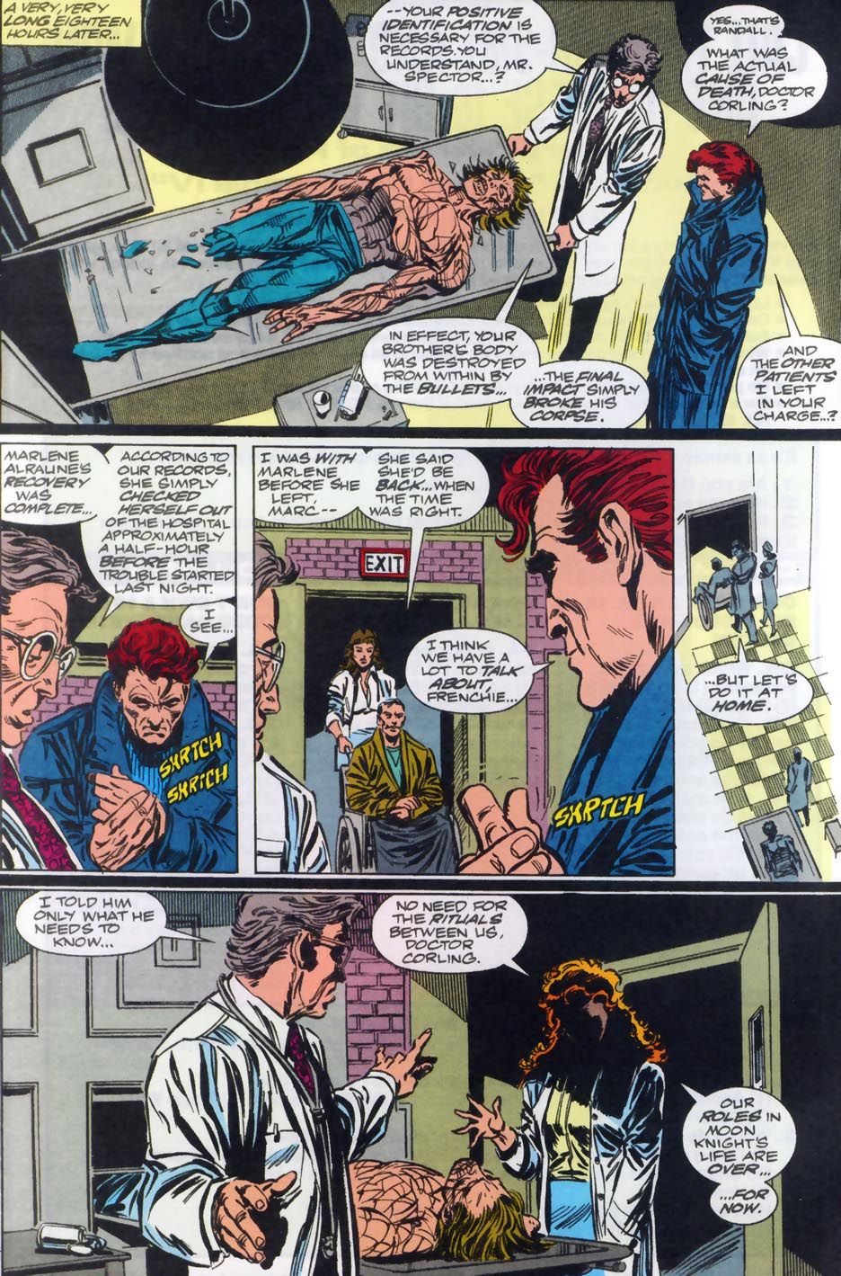 Doctor Strange and Reed Richards Cured Moon Knight of a Demon Infestation