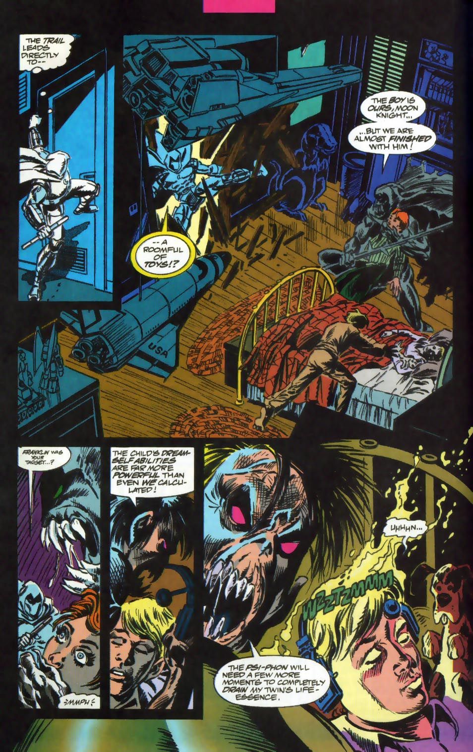 Doctor Strange and Reed Richards Cured Moon Knight of a Demon Infestation