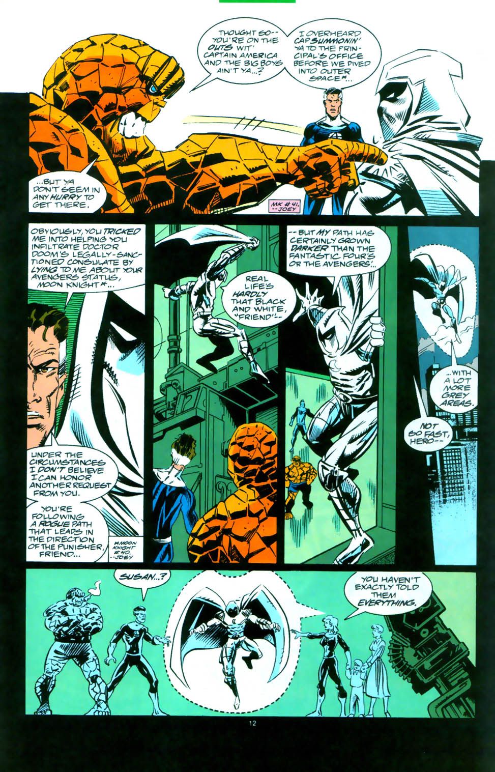 Doctor Strange and Reed Richards Cured Moon Knight of a Demon Infestation
