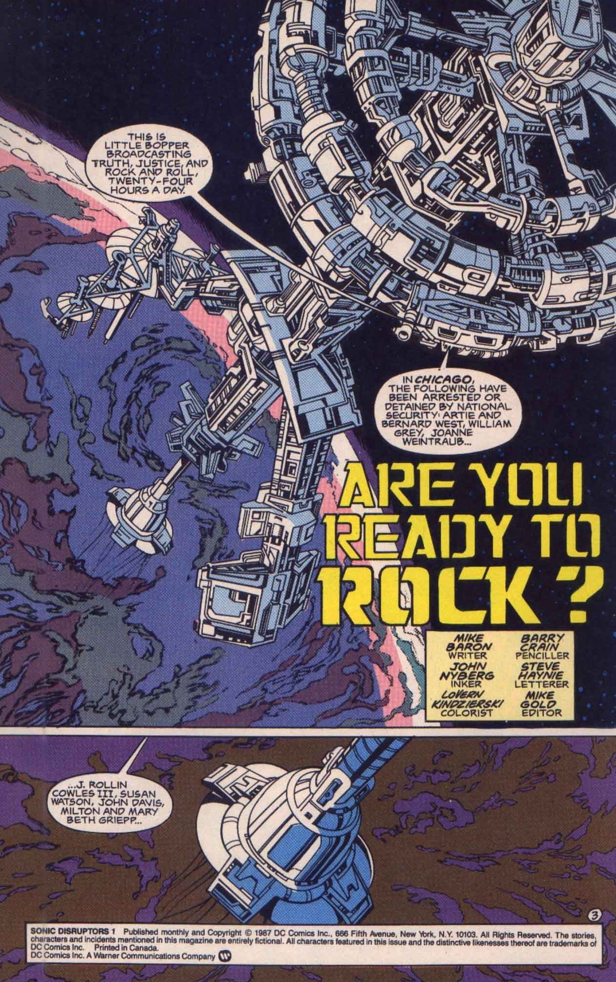 There Are No Missing Issues of DC's Infamous Sonic Disruptors Miniseries