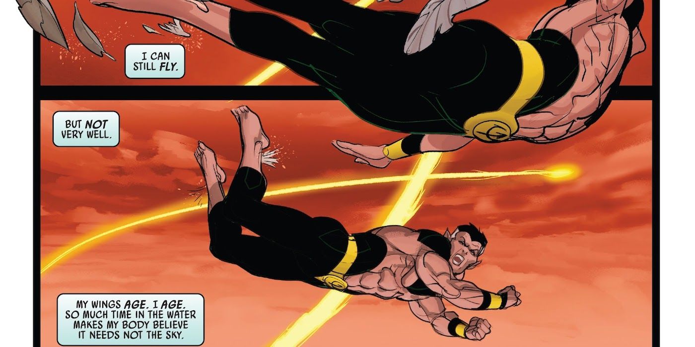 Water is Namor's greatest weakness in Conquered Shores Water is Namor's greatest weakness in Conquered Shores