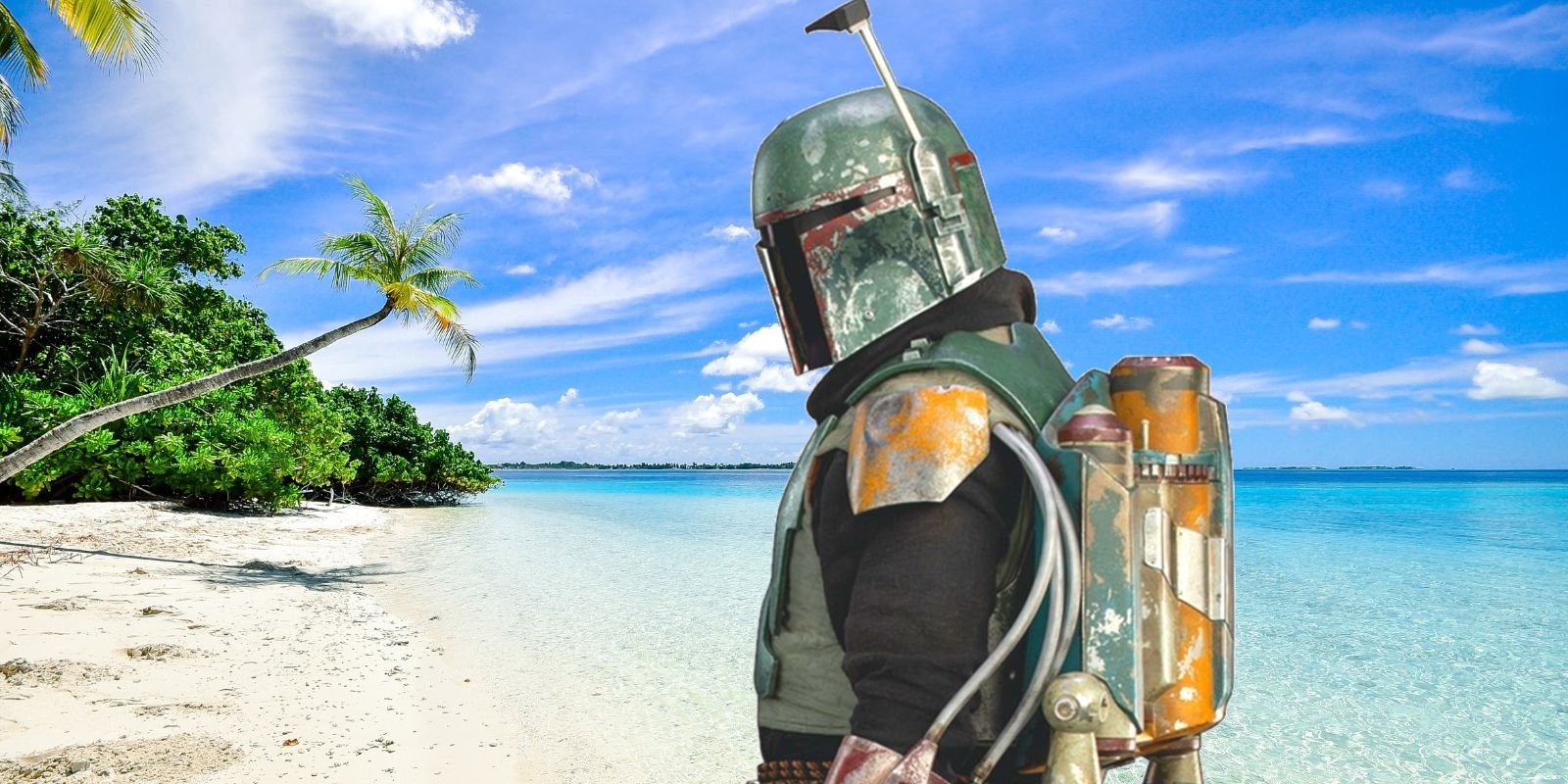 Book of Boba Fett Star Confuses Beachgoers With Public Rehearsal