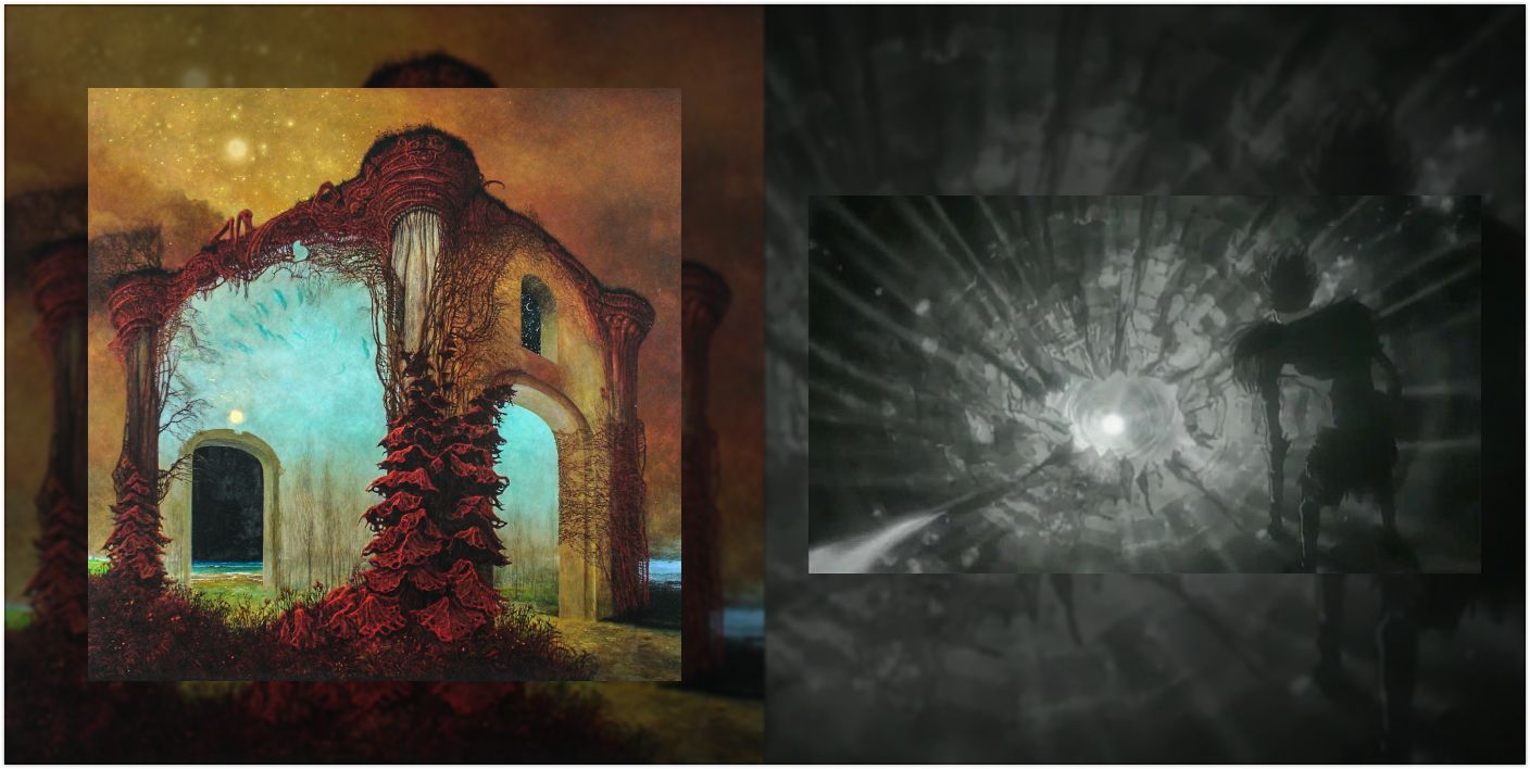 Death Note: Zdzisław Beksiński's Paintings Look Like the Shinigami Realm