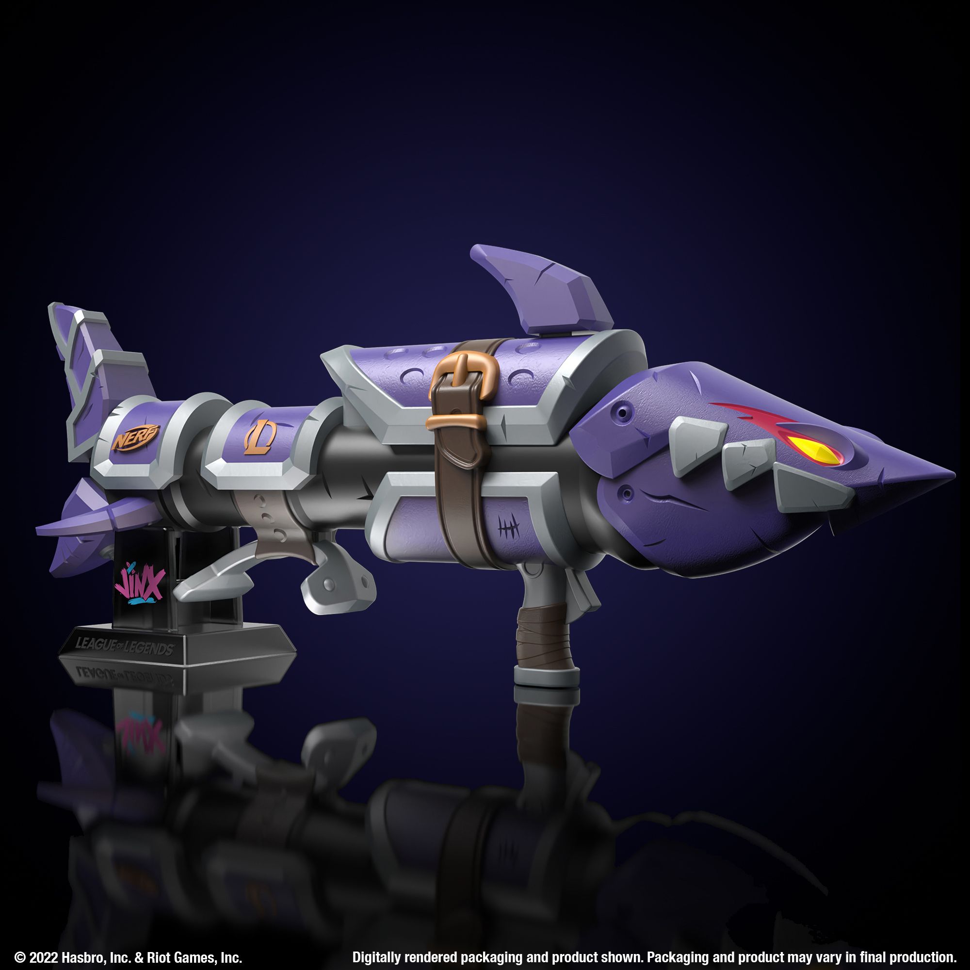 League of Legends/NERF Collab Recreates Jinx's Fishbones