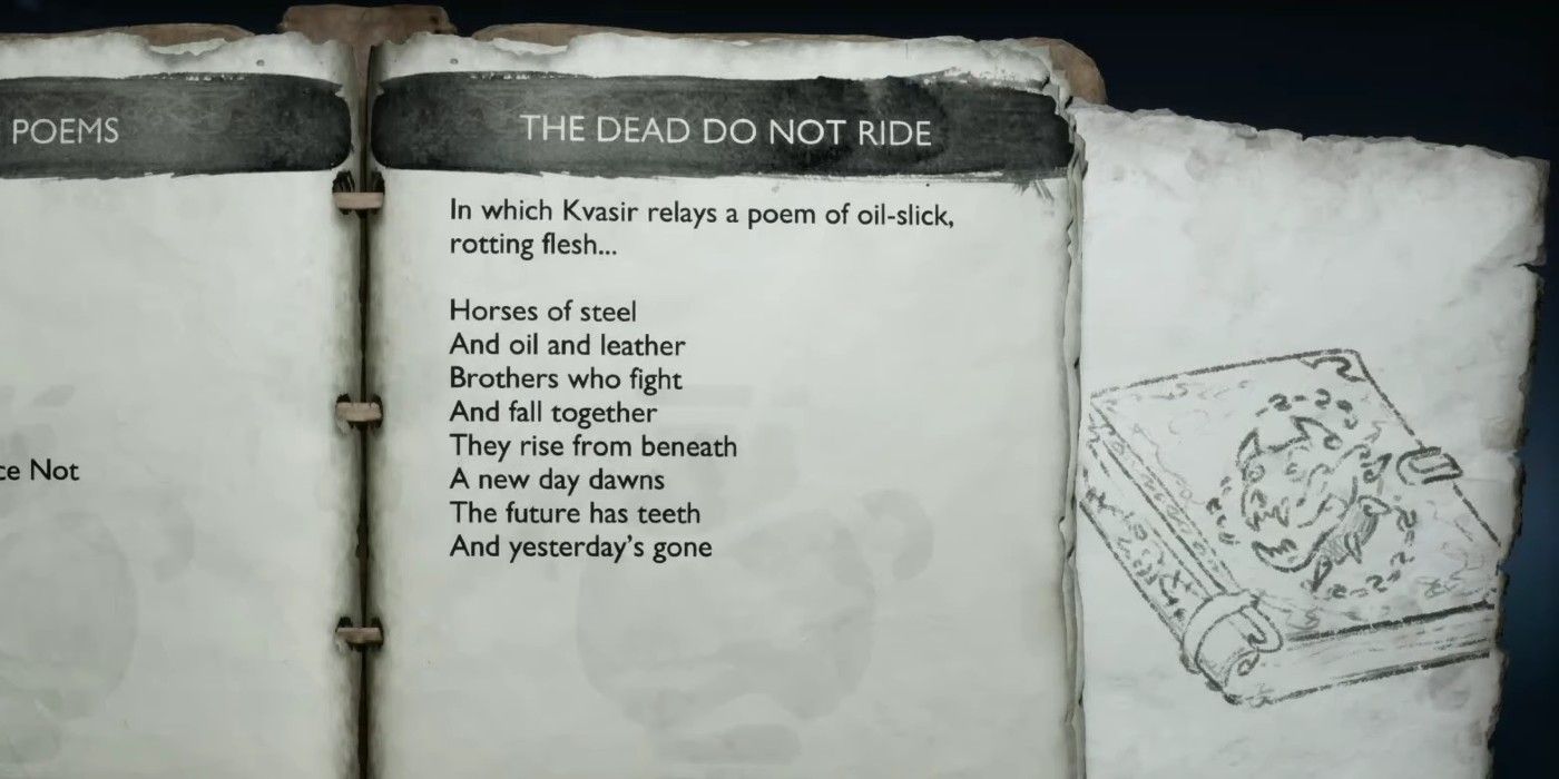 God of War Ragnarök: Every Kvasir Poem PlayStation Reference